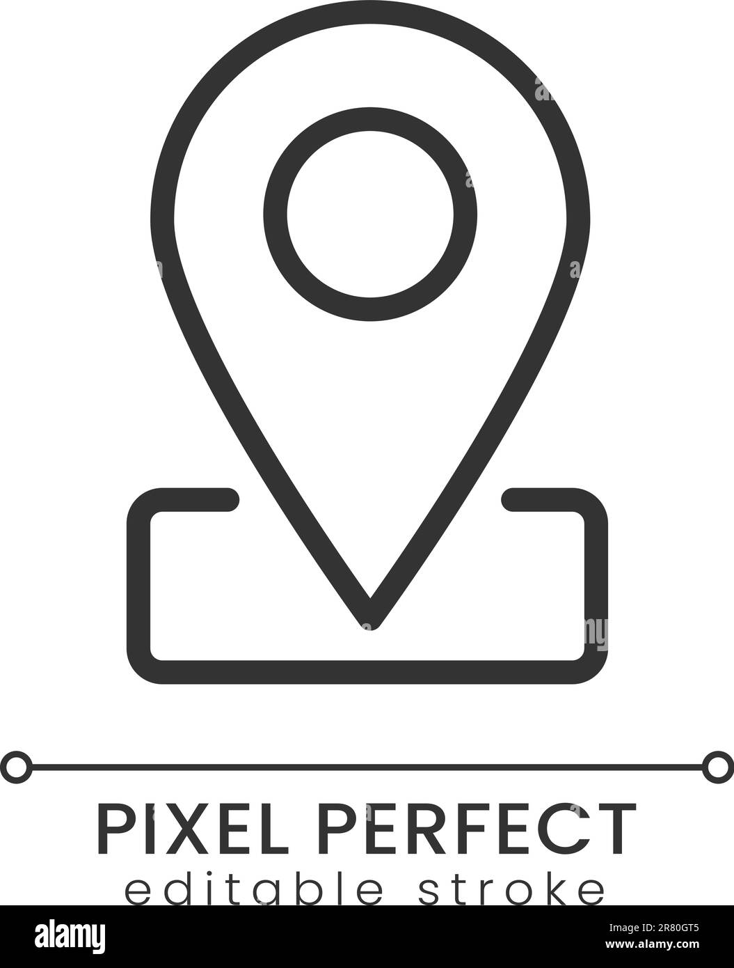 Location map symbol digital pixel hi-res stock photography and images ...