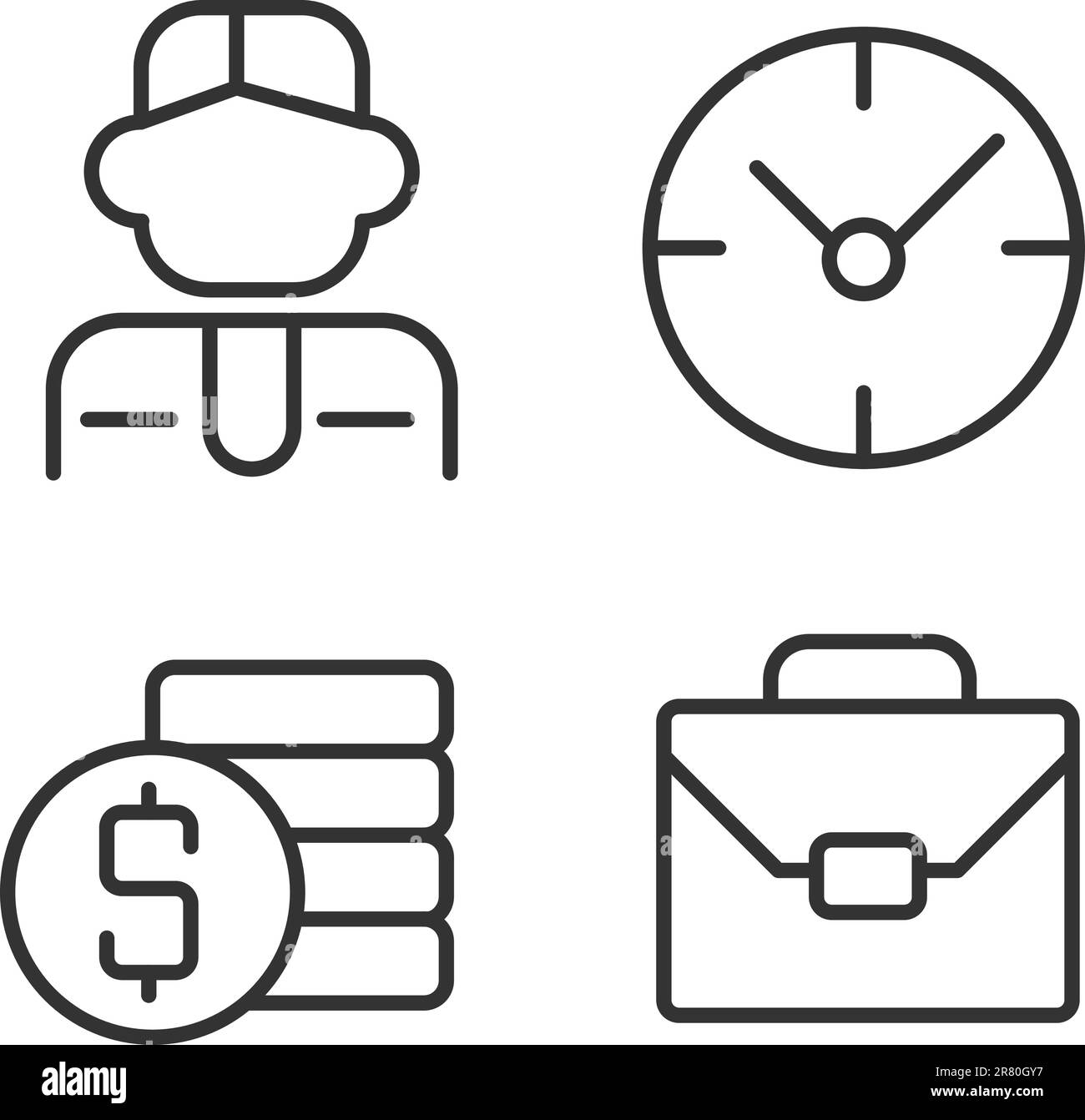Business and management pixel perfect linear icons set Stock Vector ... Business and management pixel perfect linear icons set Stock Vector ...