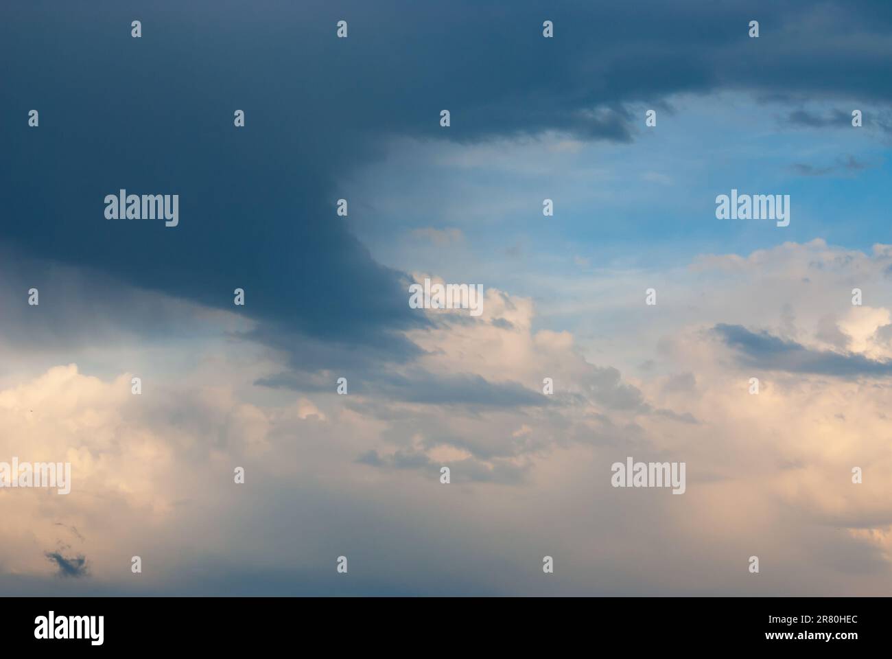 Sky Background With Beautiful Clouds Natural Background Stock Photo