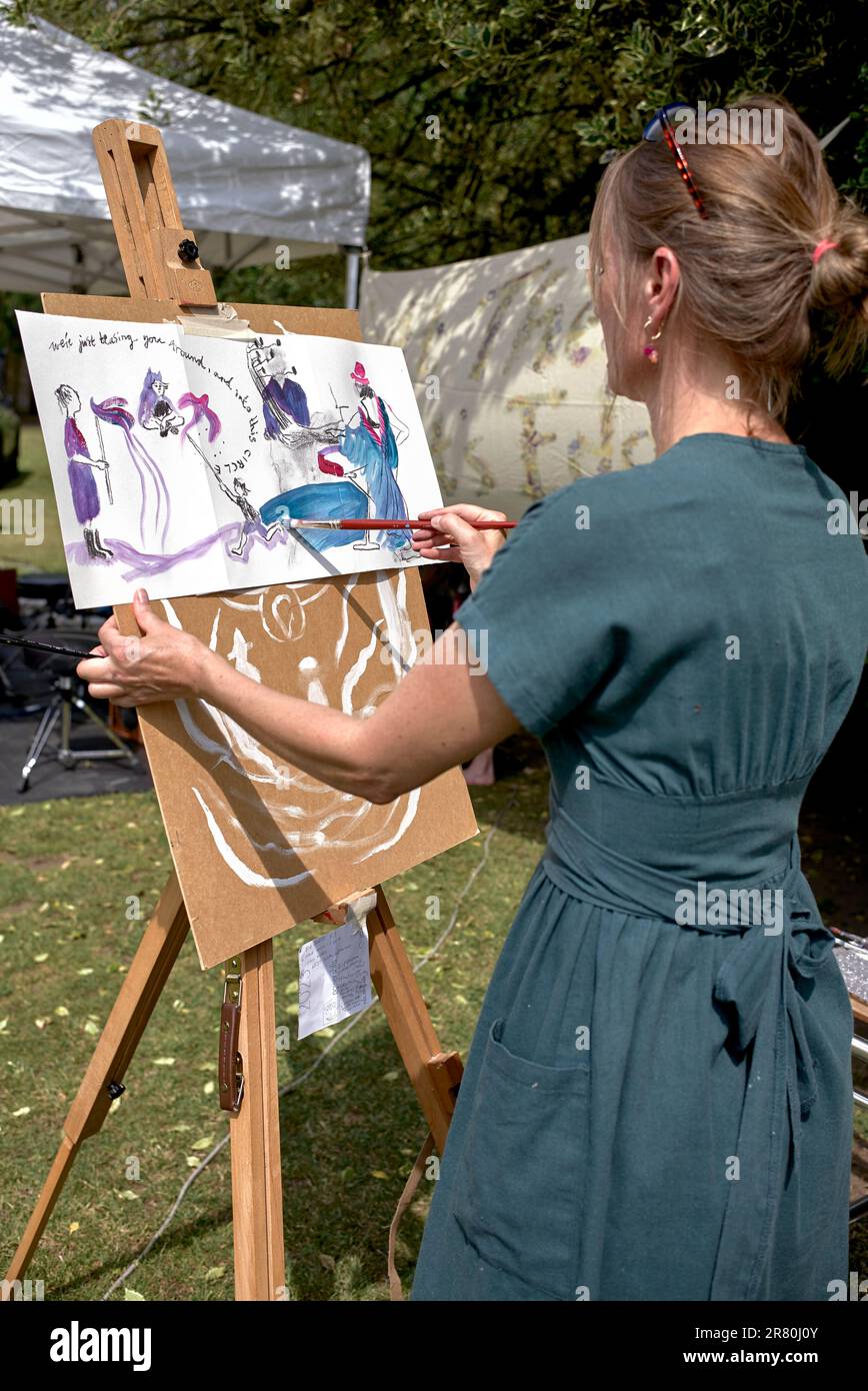 Painting outdoors england hi-res stock photography and images - Alamy