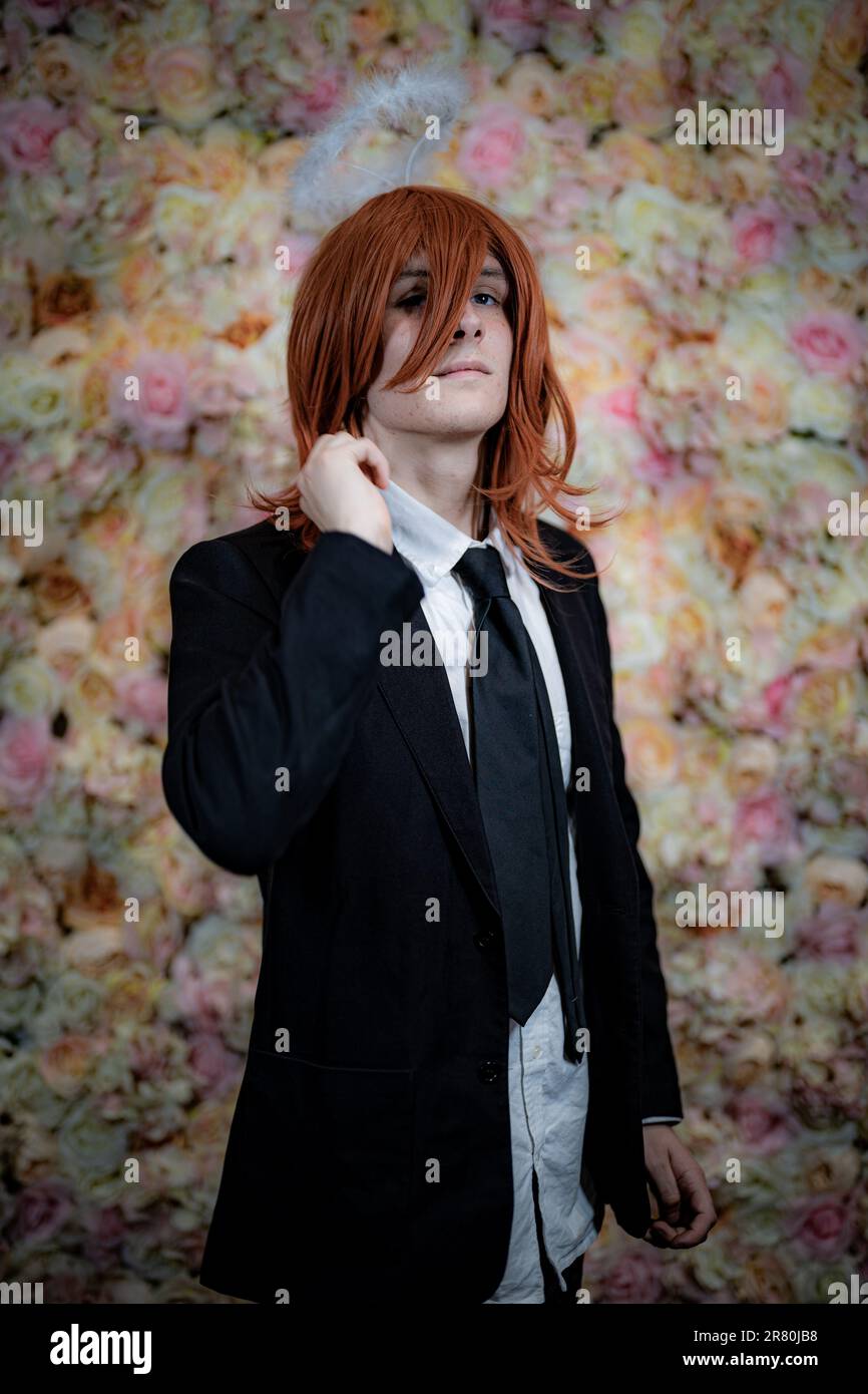 Cosplayer Tommi Newman, 19, dressed as Angel Devil from Chainsaw Man ...