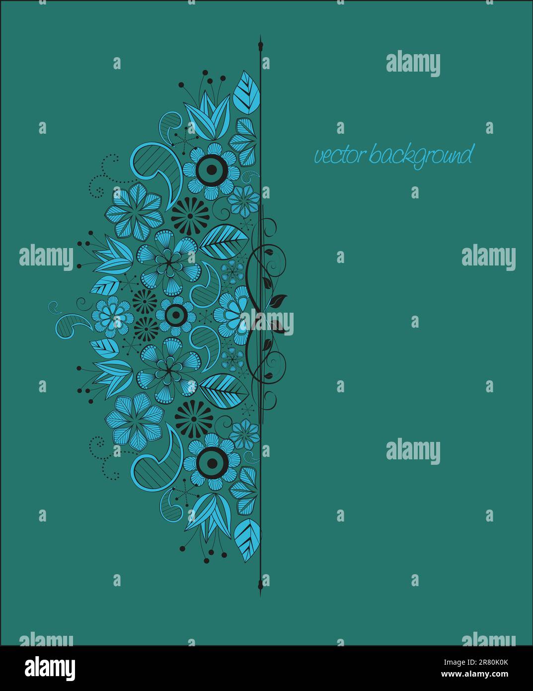 Scruffy flower Stock Vector Images - Alamy