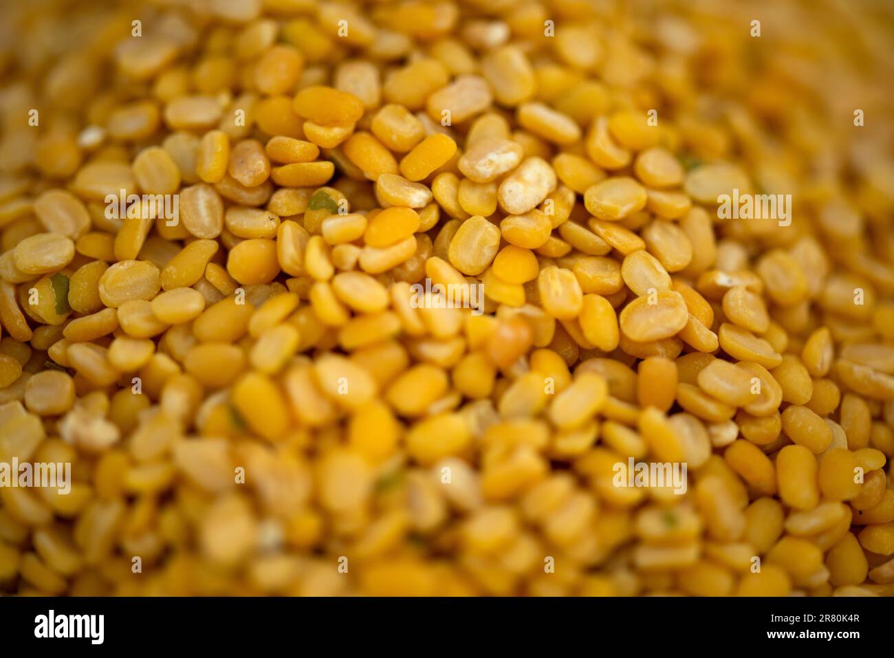 The pile of Gram pulses, Split Chickpeas, and Lentil Pulses Stock Photo ...