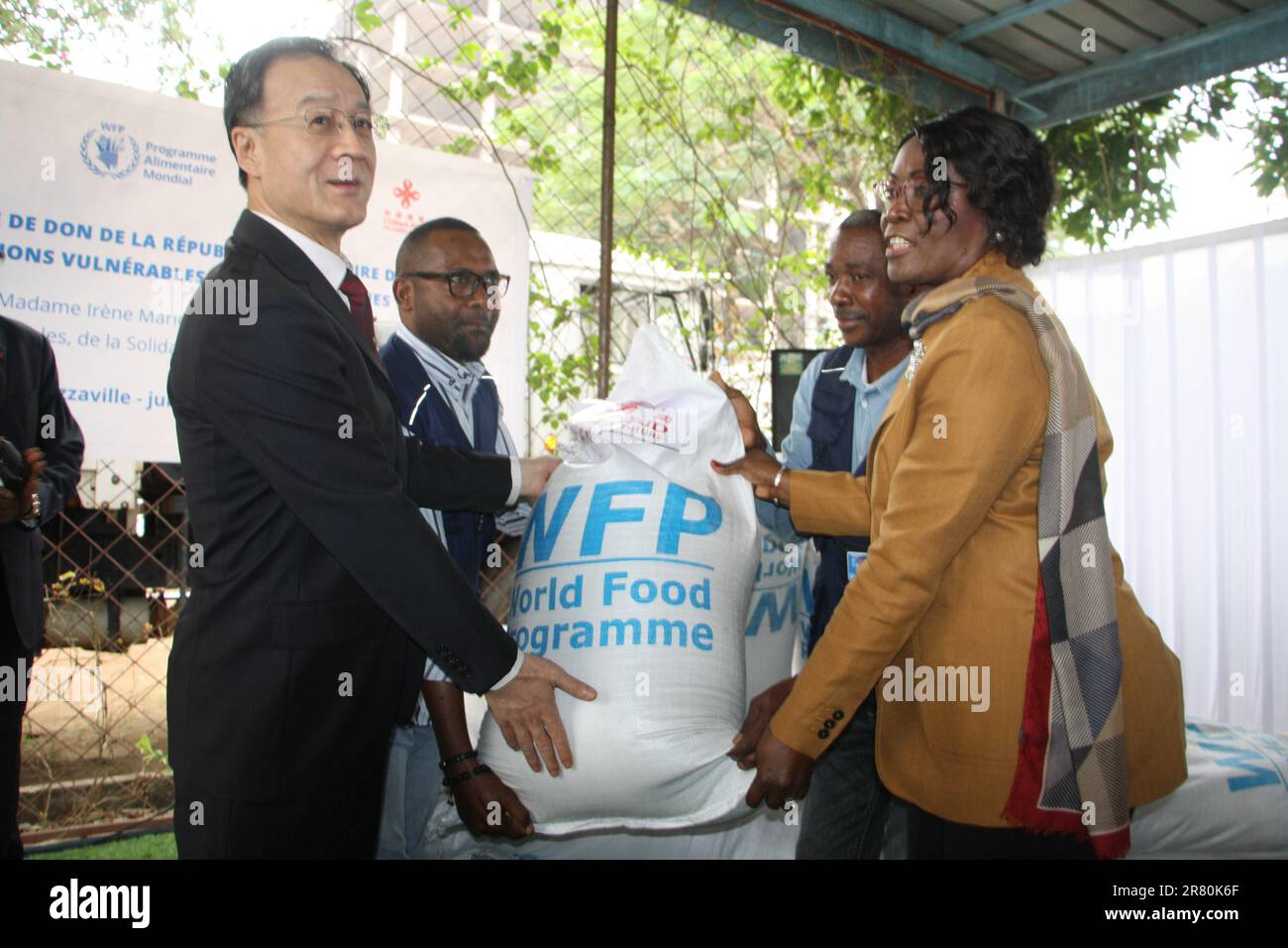 Brazzaville, Republic of the Congo. 17th June, 2023. Chinese Ambassador ...
