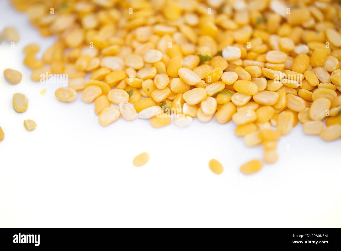 The pile of Gram pulses, Split Chickpeas, and Lentil Pulses Stock Photo ...