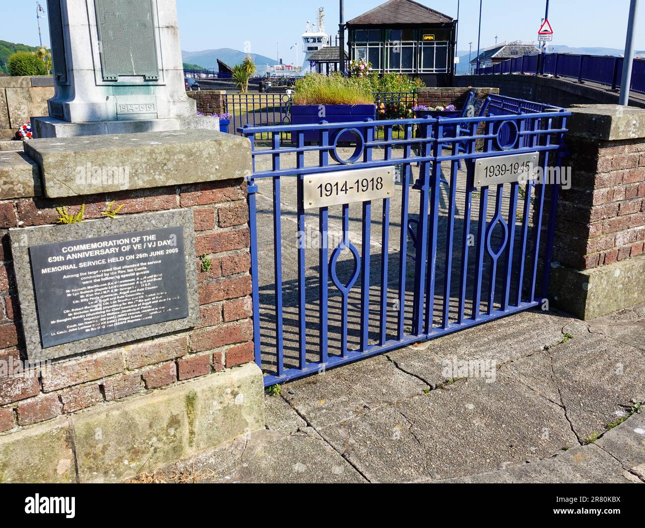 War memorial, monument, Rothesay, Isle of Bute, Scotland, UK Stock ...