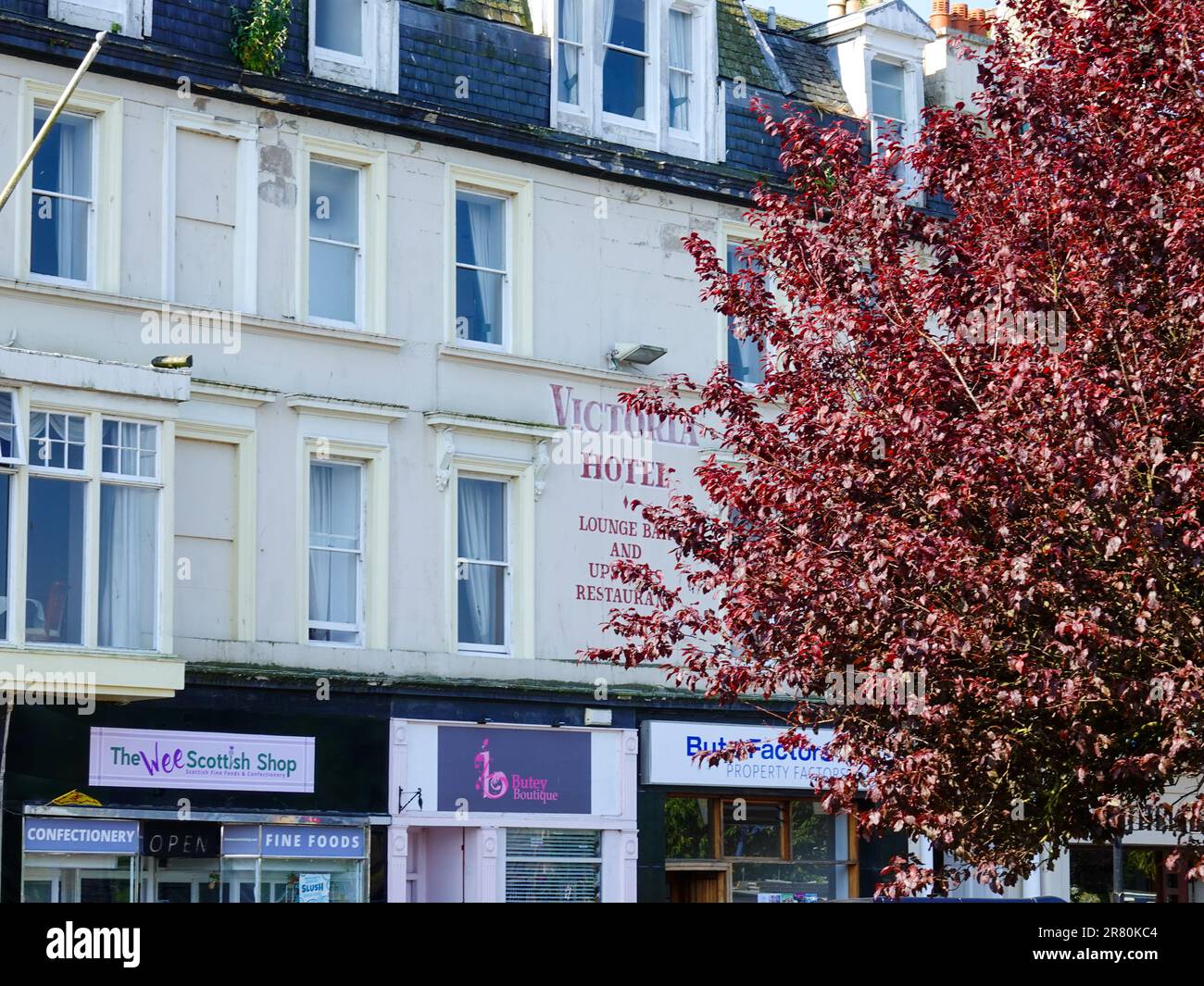 The Victoria Hotel, 19th century townhouse hotel, Rothesay, Isle of ...