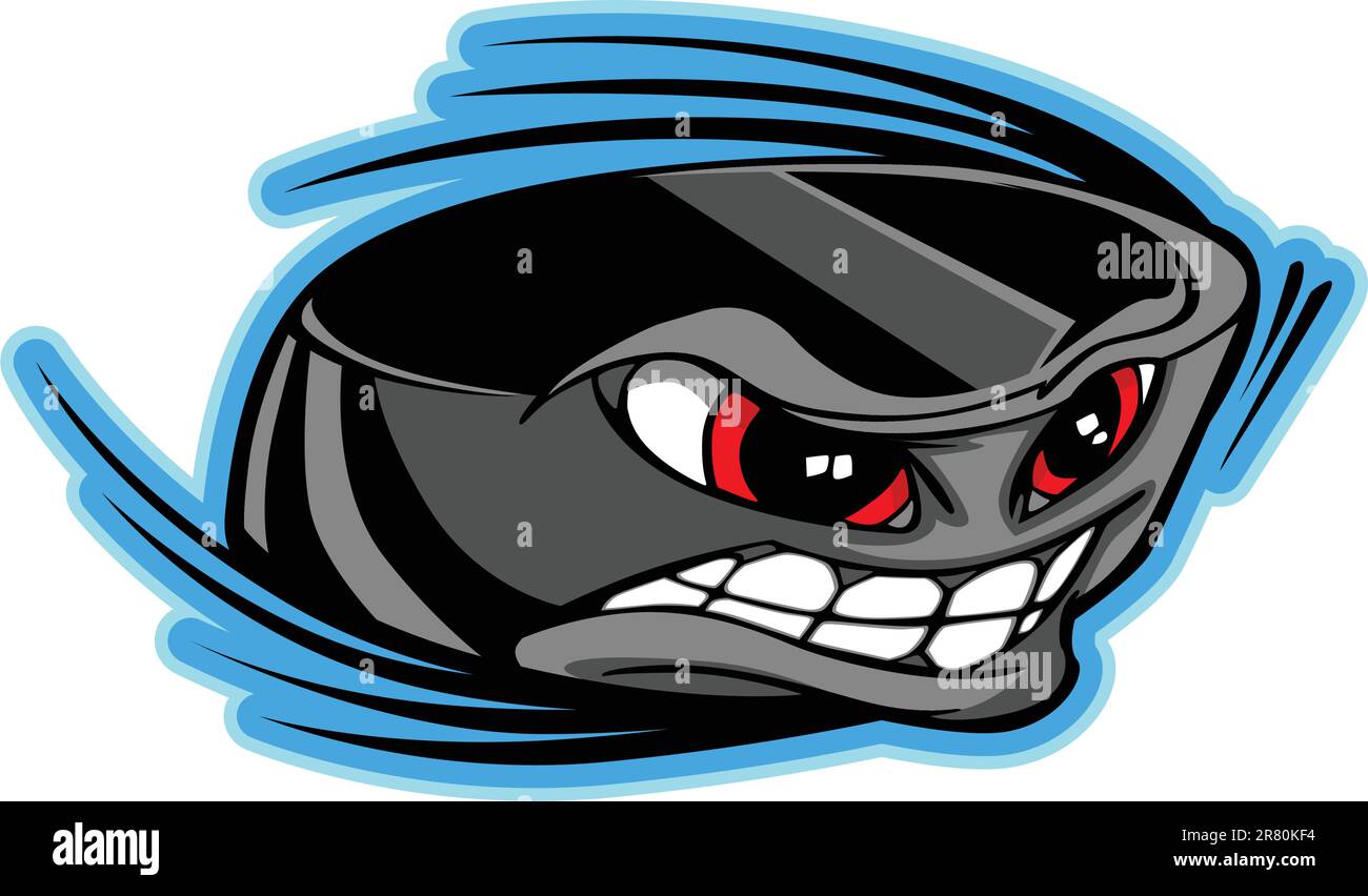 Puck sport ice cartoon Stock Vector Images - Alamy