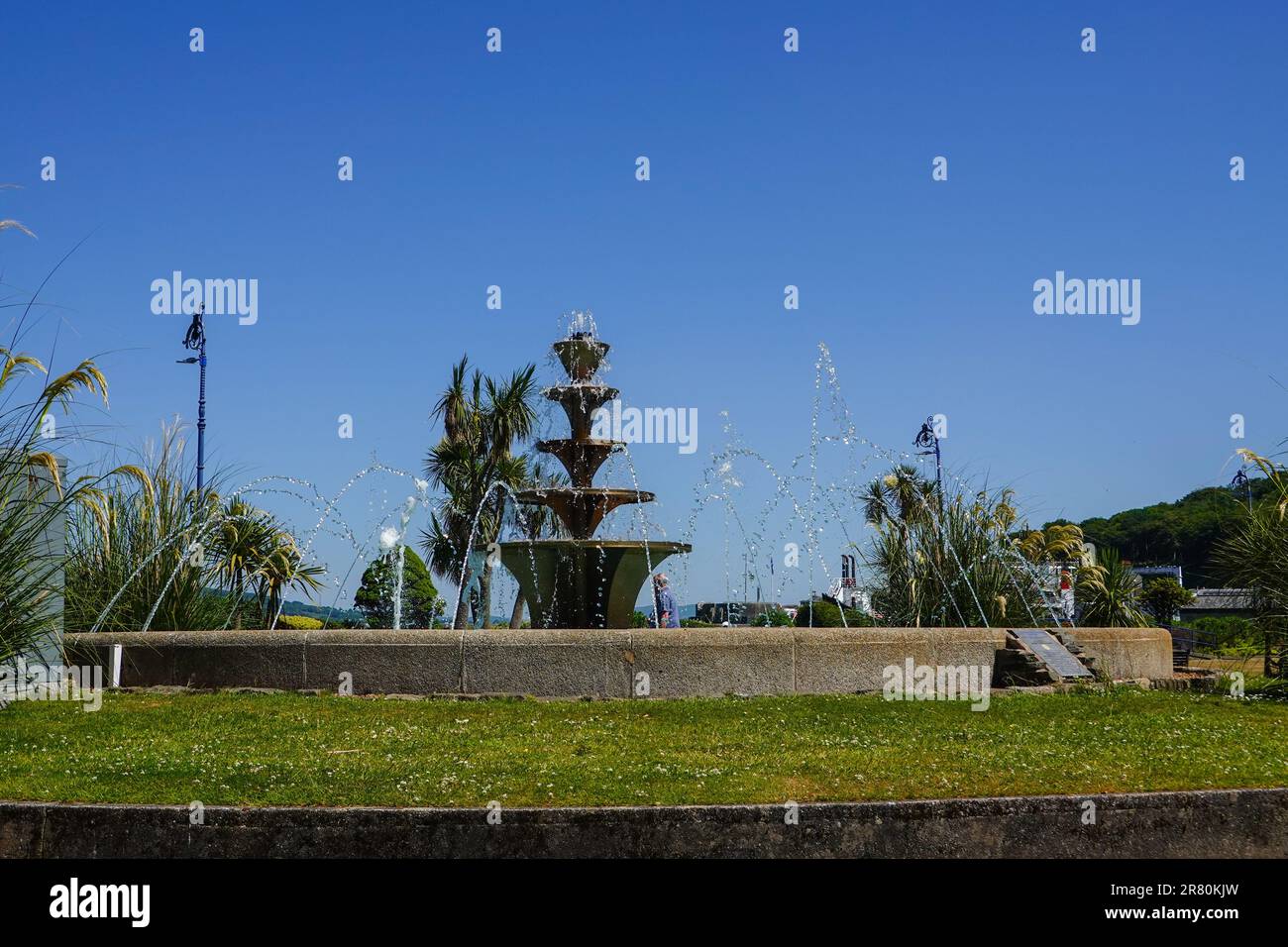 Fountain On Esplanade, Rothesay, Isle of Bute Stock Photo - Alamy