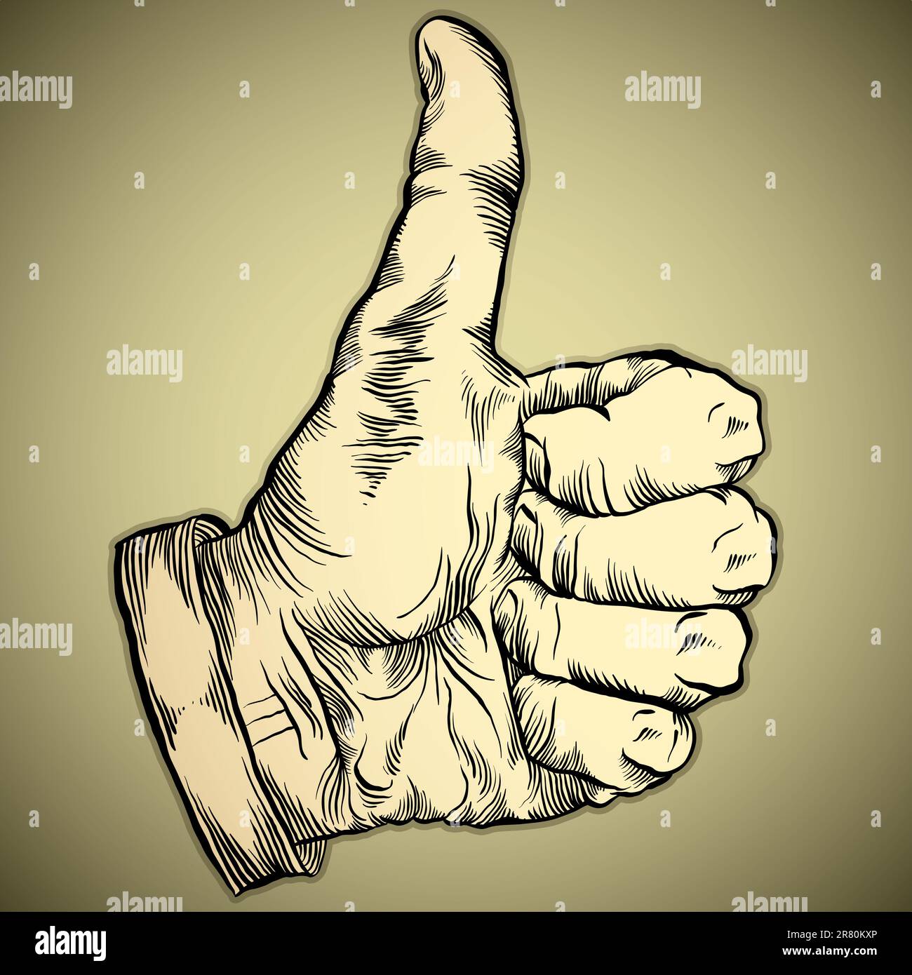 Close up friendship concept Stock Vector Images - Alamy