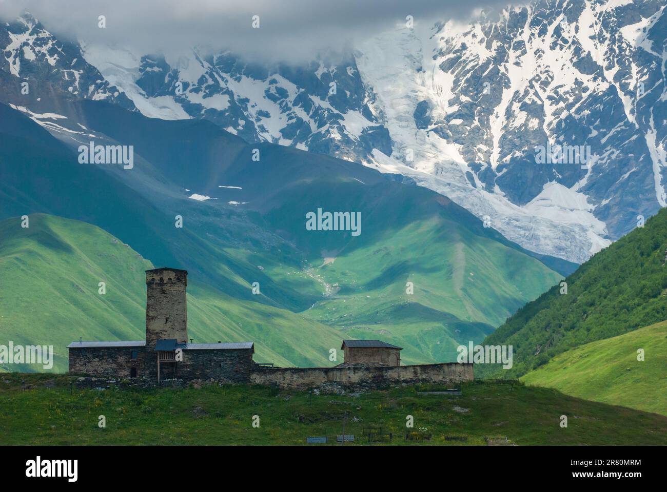 Magical view of the Caucasus Mountains, Georgia's highest summit ...