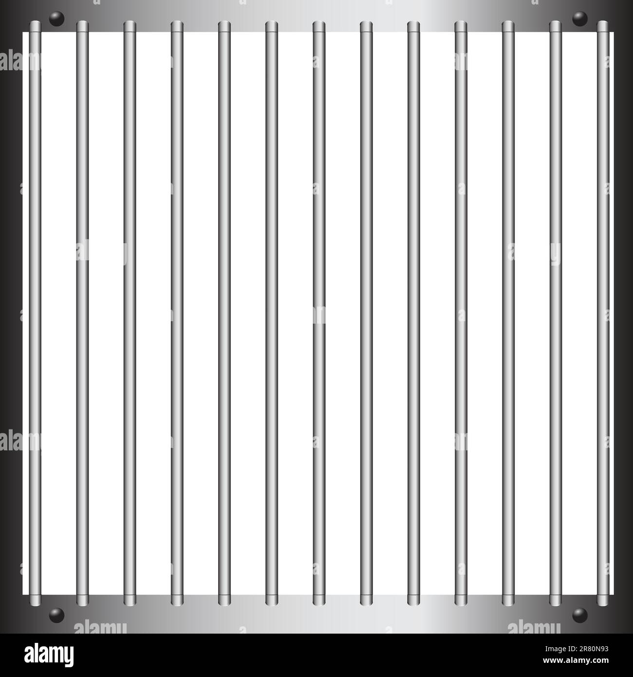 Steel bars of prison bars. Vector illustration Stock Vector Image & Art ...