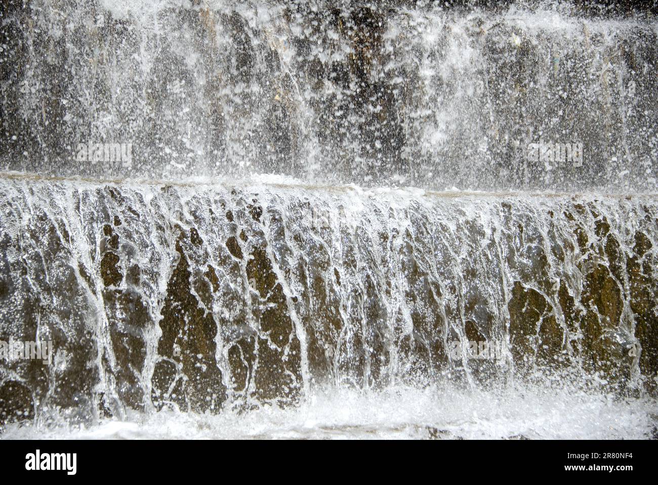 The waterfall landscape at Samundar Katha lake in Nathia Gali ...