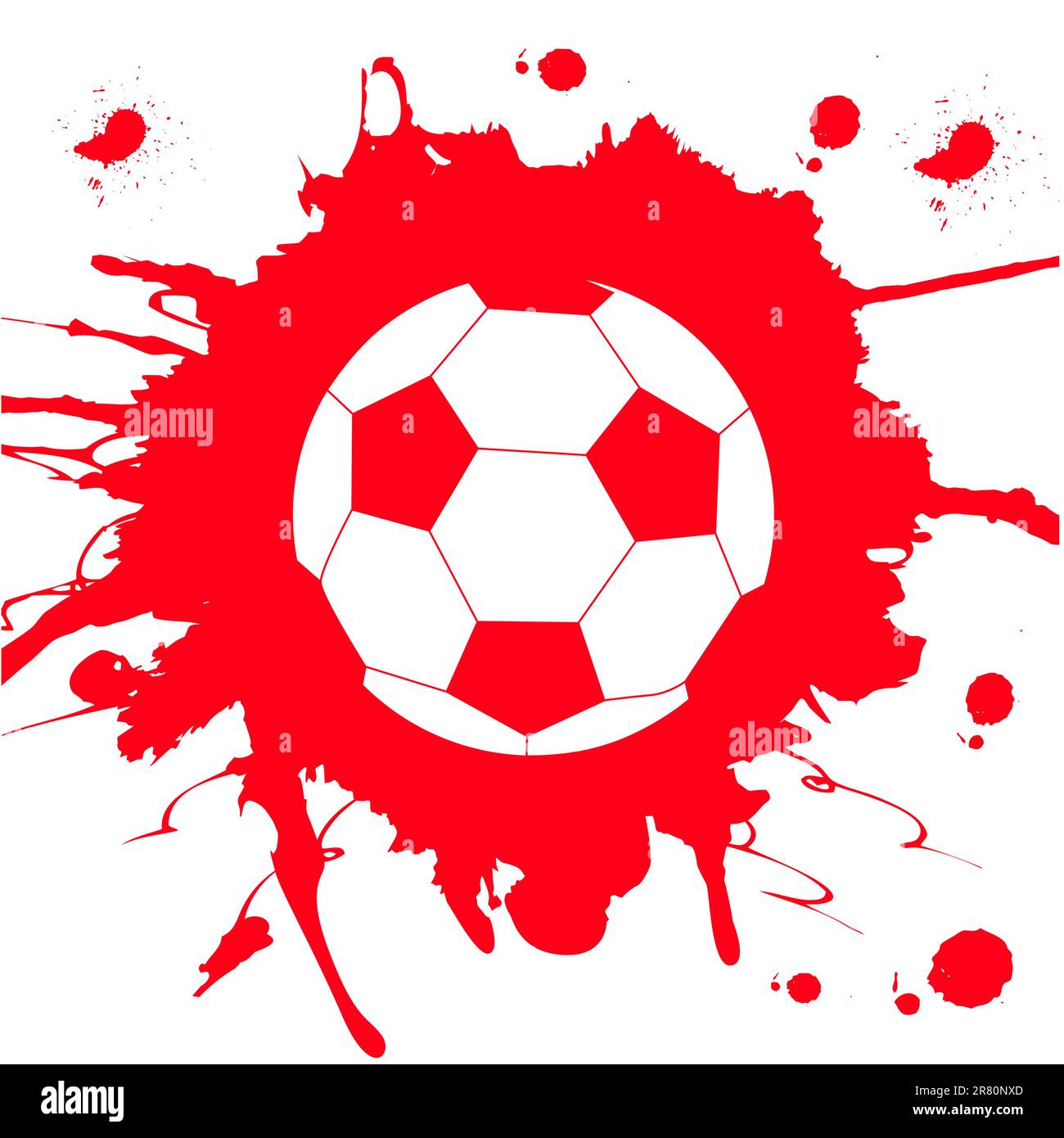 Soccer ball on abstract background Stock Vector Image & Art - Alamy