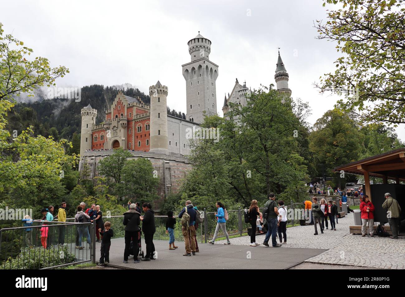 Fussen is a town in Bavaria, Neuschwanstein and Hohenschwangau castles ...