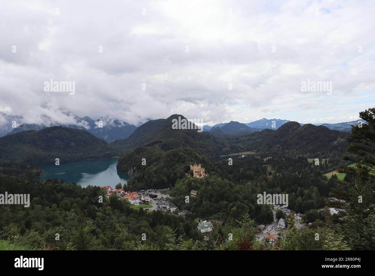 High castle in fussen at the lech hi-res stock photography and images ...