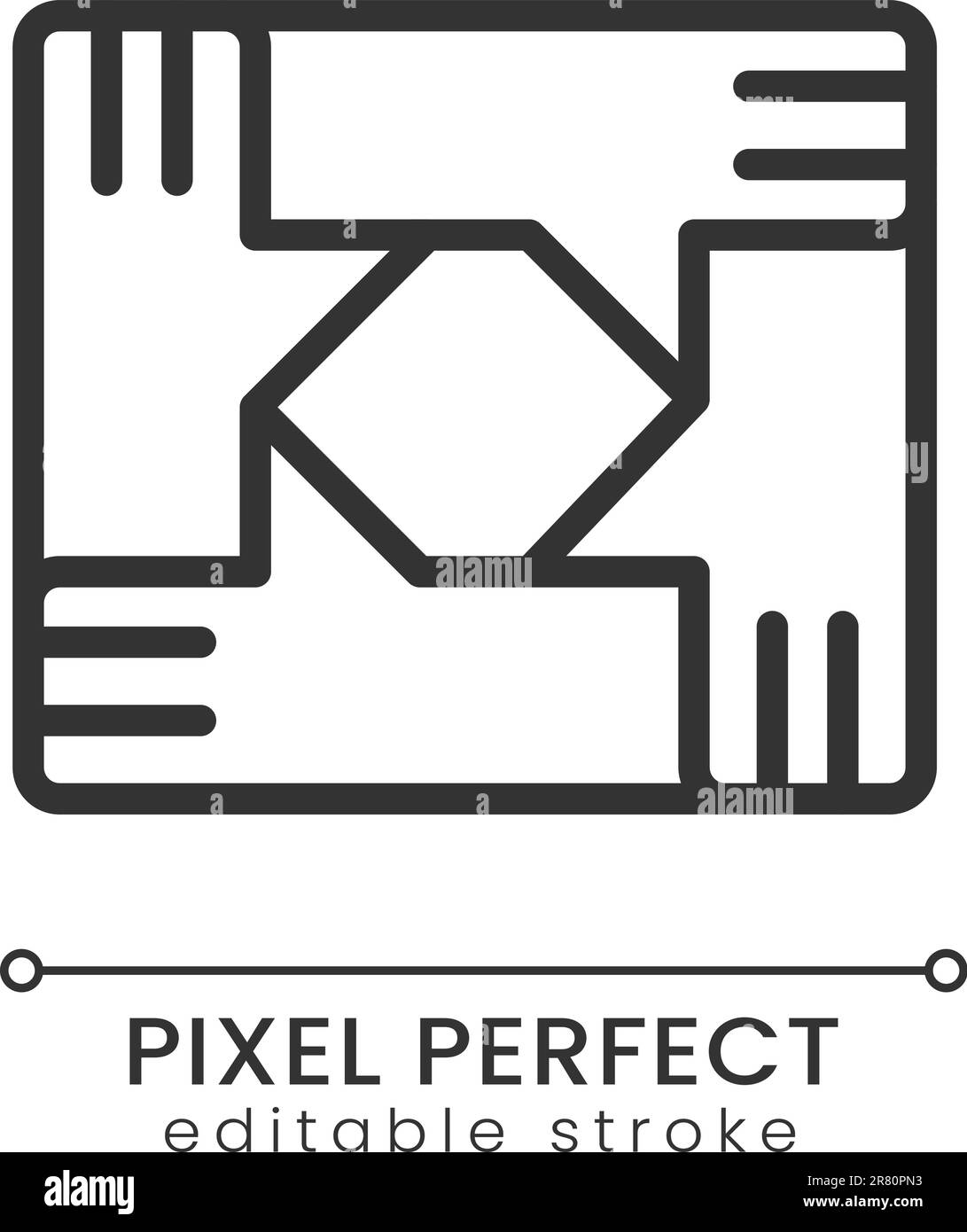 Teamwork pixel perfect linear icon Stock Vector Image & Art - Alamy Teamwork pixel perfect linear icon Stock Vector Image & Art - Alamy