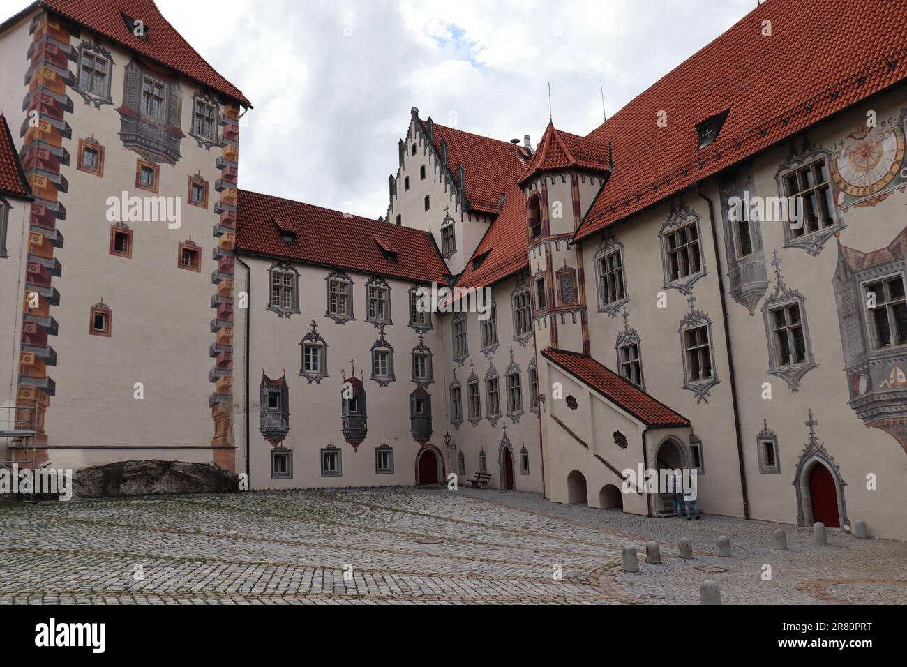 High castle in fussen at the lech hi-res stock photography and images ...