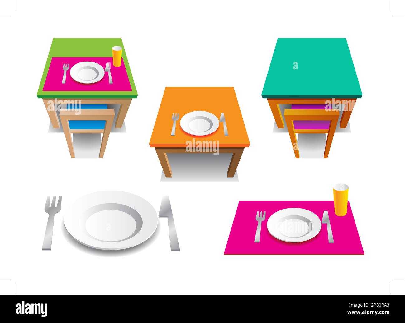 Cup table edge Stock Vector Images - Alamy