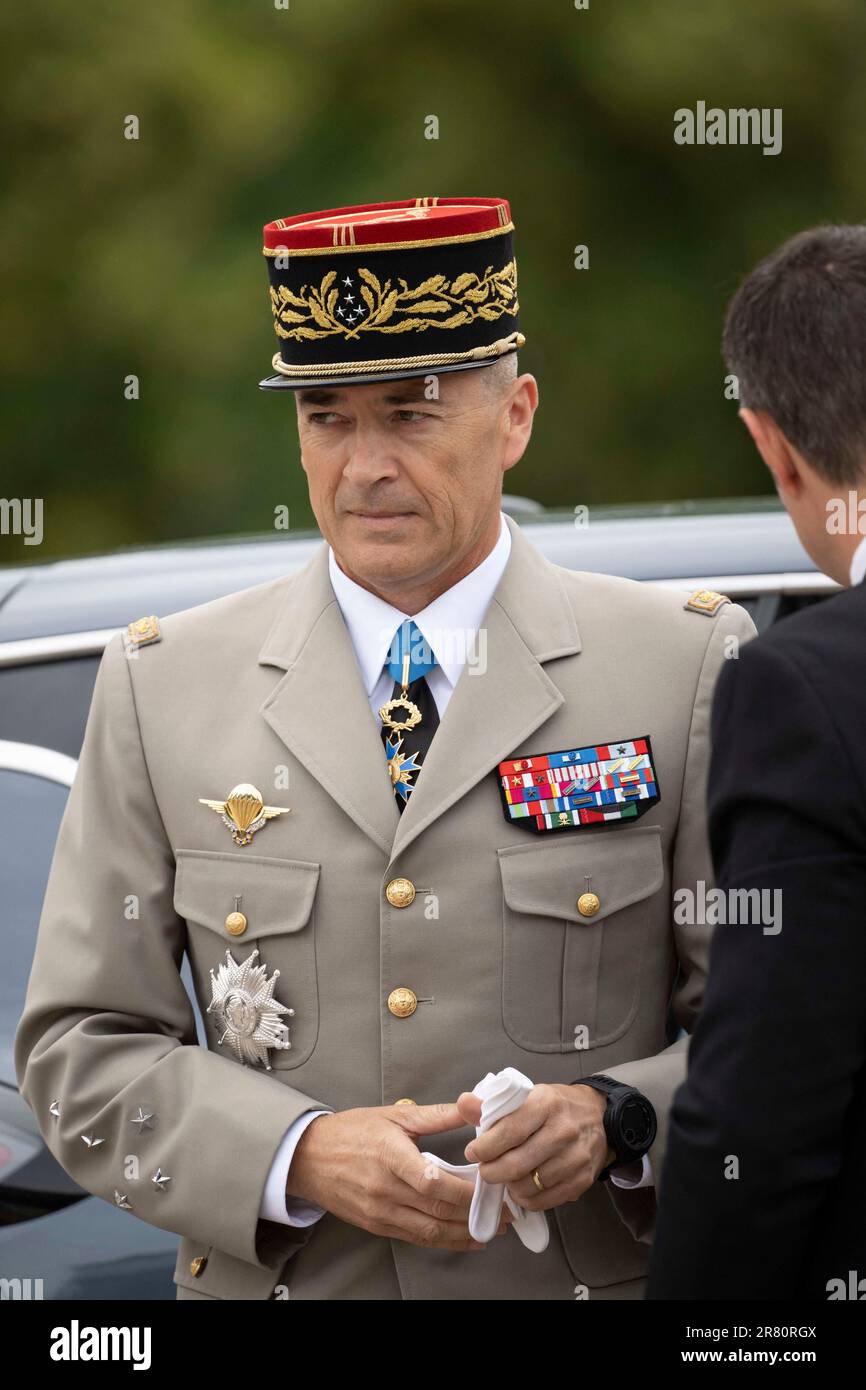 Suresnes, France. 18th June, 2023. French Chief of the Defense Staff ...