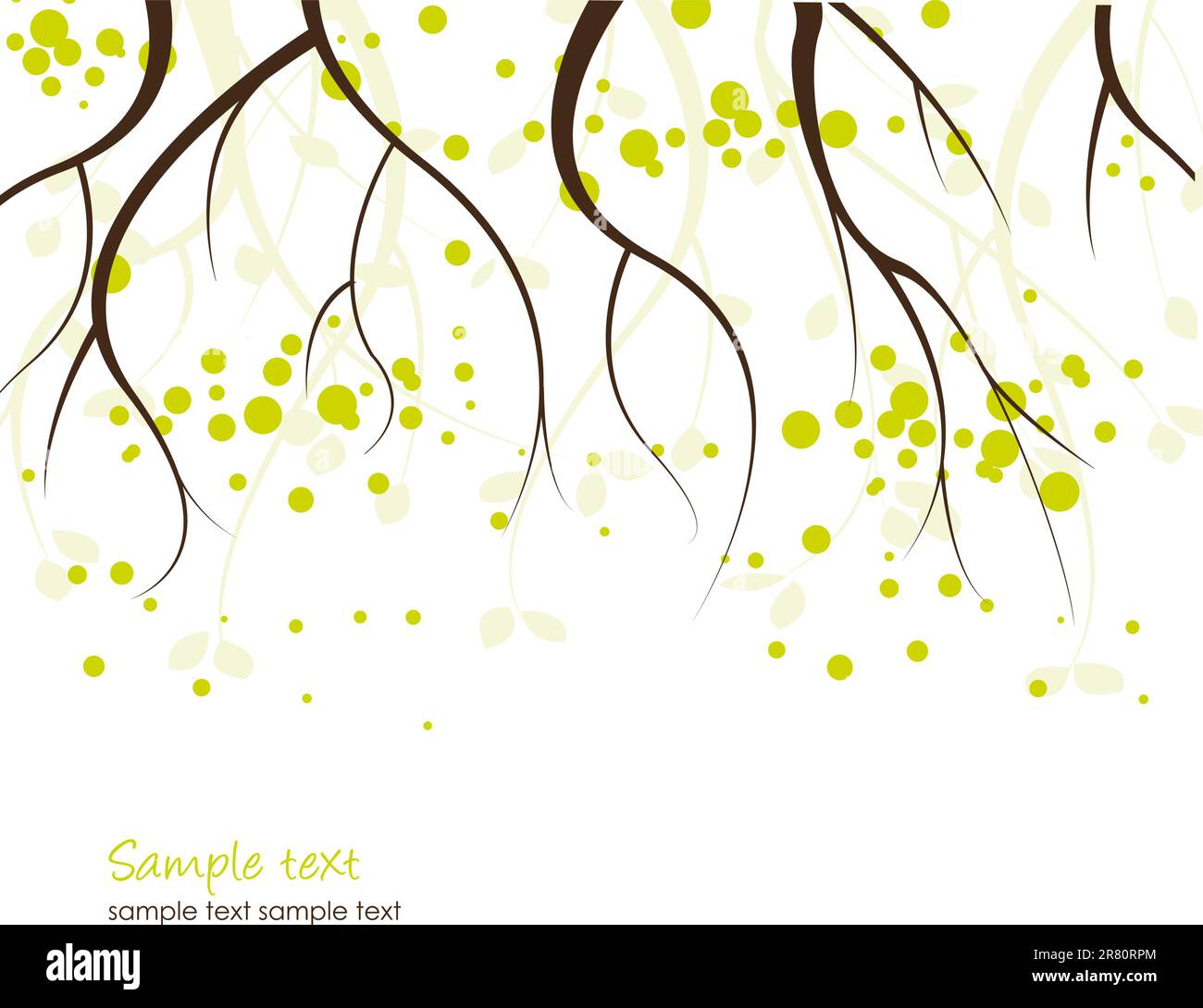 Lush branches Stock Vector Images - Alamy