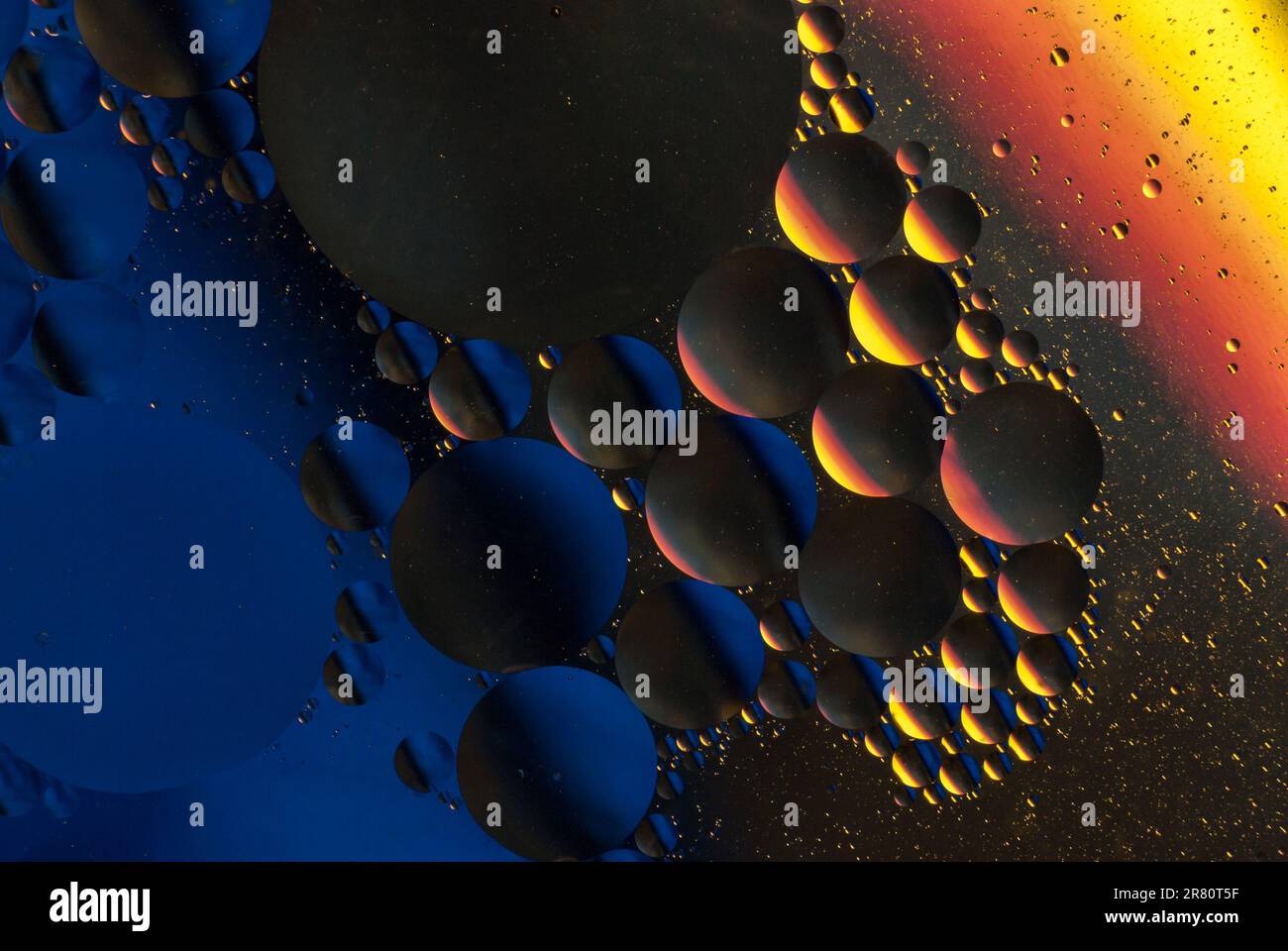 Fantastic abstract macro background with blur elements. Space and ...