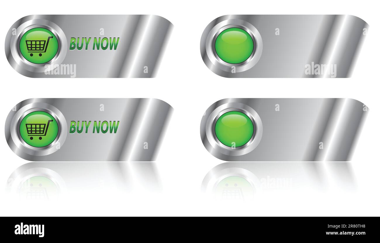 Buy now and blank web button/label set for ecommerce. Vector ...