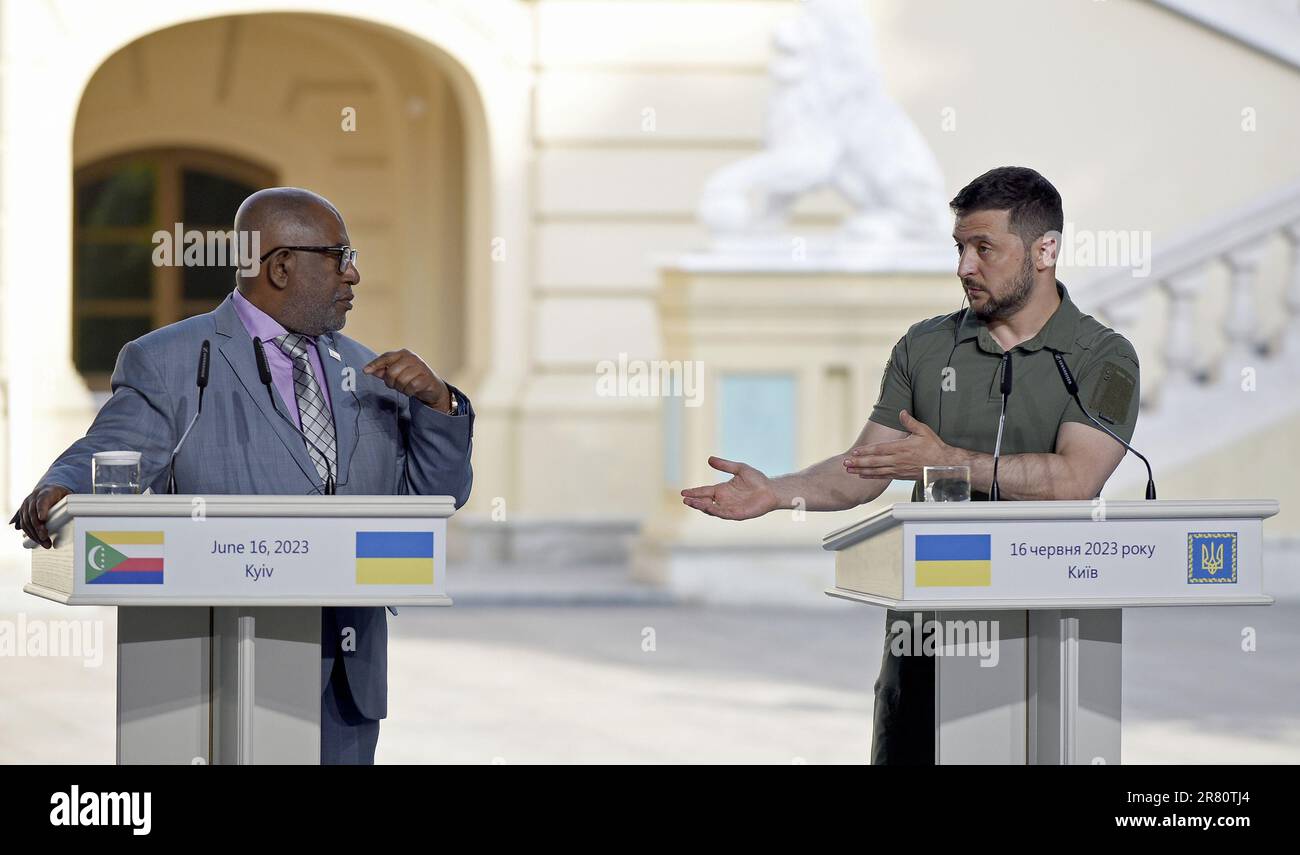 Non Exclusive: KYIV, UKRAINE - JUNE 16, 2023 - President of the Union ...