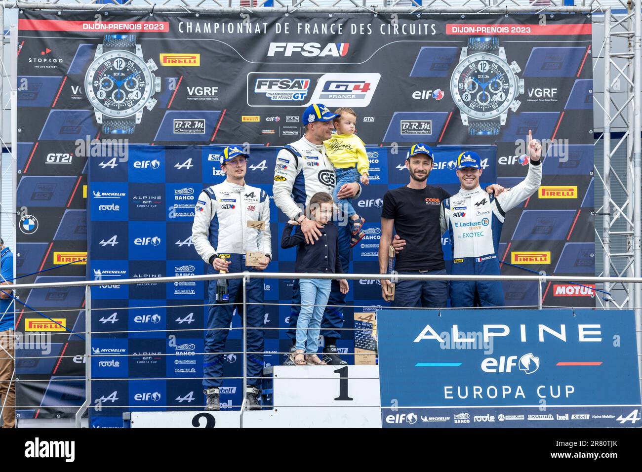 Podium course 2, CATELIN Adrien, Code Racing Dev., Alpine A110 Cup ...