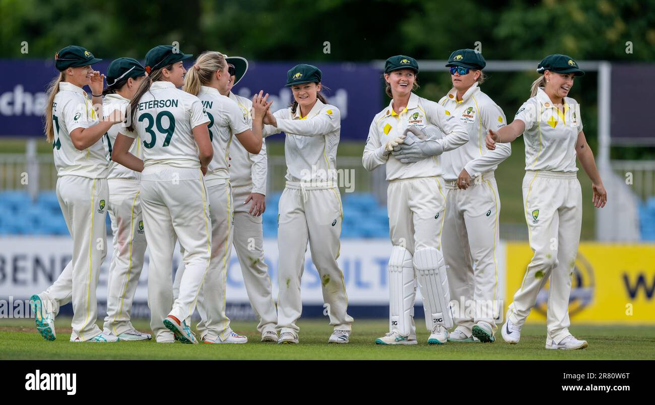 The Australia A team in a 3 day warm up match against England ahead of ...