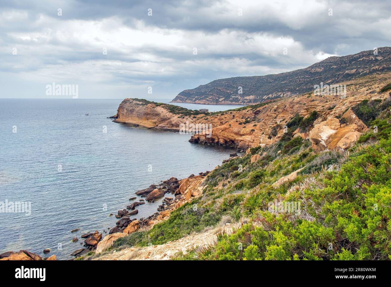 Mountain and Beach of Korbous, Cap Bon, Tunisia Stock Photo - Alamy