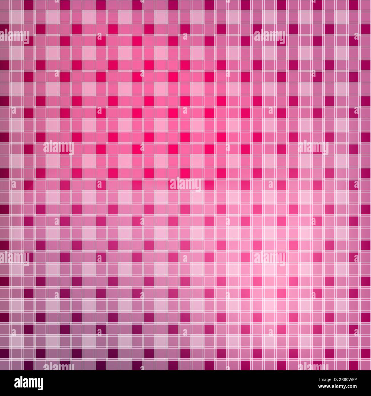 Abstract tile red and pink seamless background. Square pixel mosaic ...