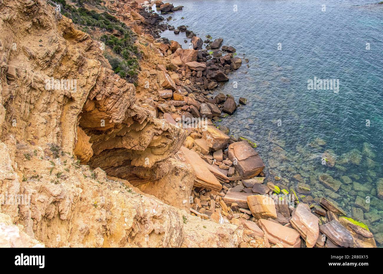 Mountain and Beach of Korbous, Cap Bon, Tunisia Stock Photo - Alamy