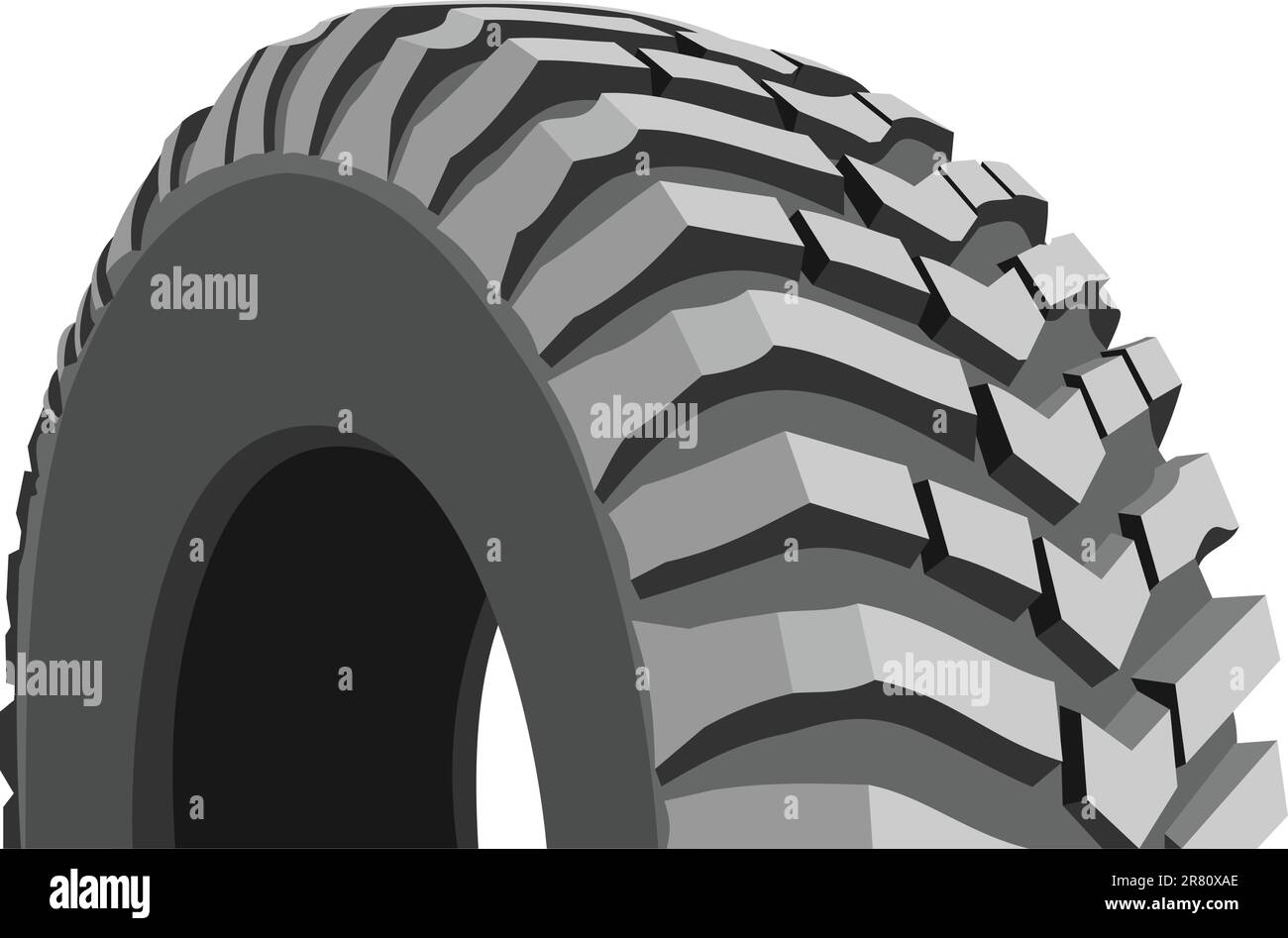 Wheel. A wheel for the car. Soft tire. Big wheel Stock Vector Image ...