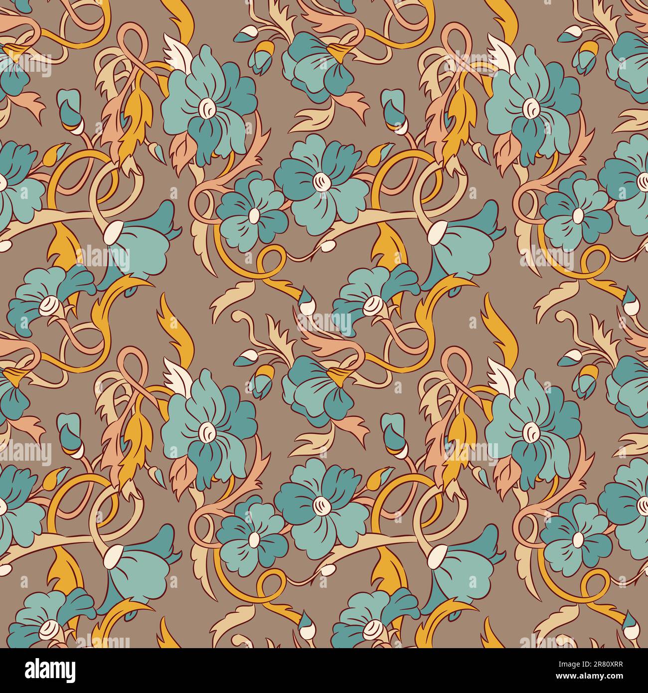 Yellow curve wallpaper pattern Stock Vector Images - Alamy