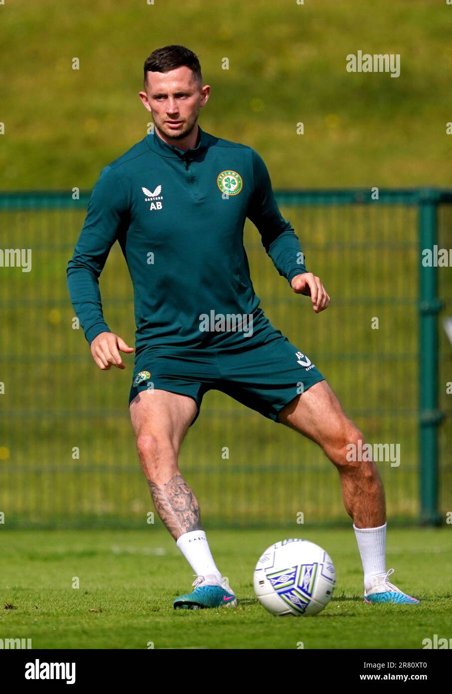 Republic of Ireland's Alan Browne during a training session at the FAI ...