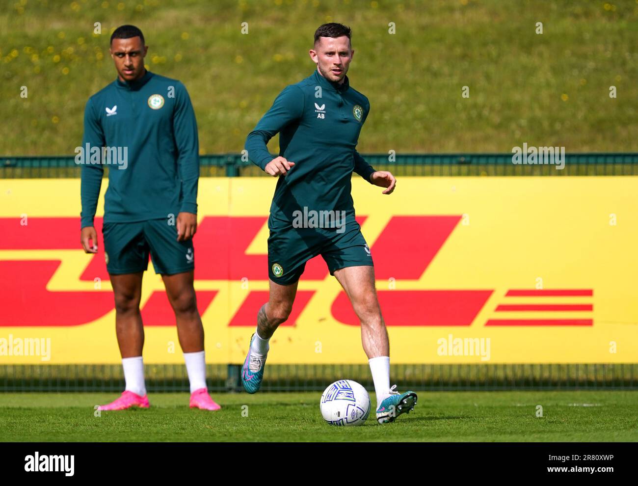 Republic of Ireland's Alan Browne during a training session at the FAI ...