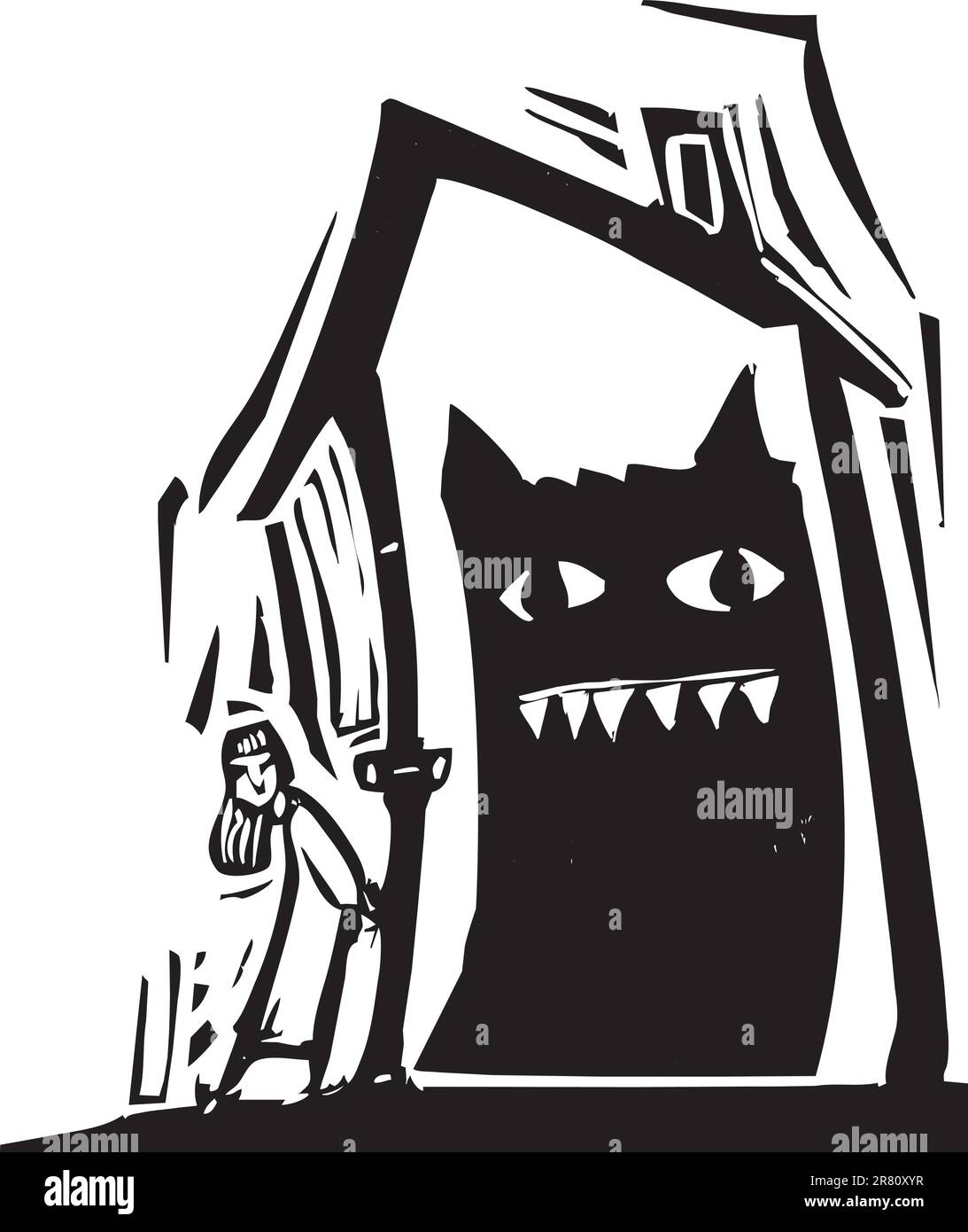 Monster door hi-res stock photography and images - Alamy