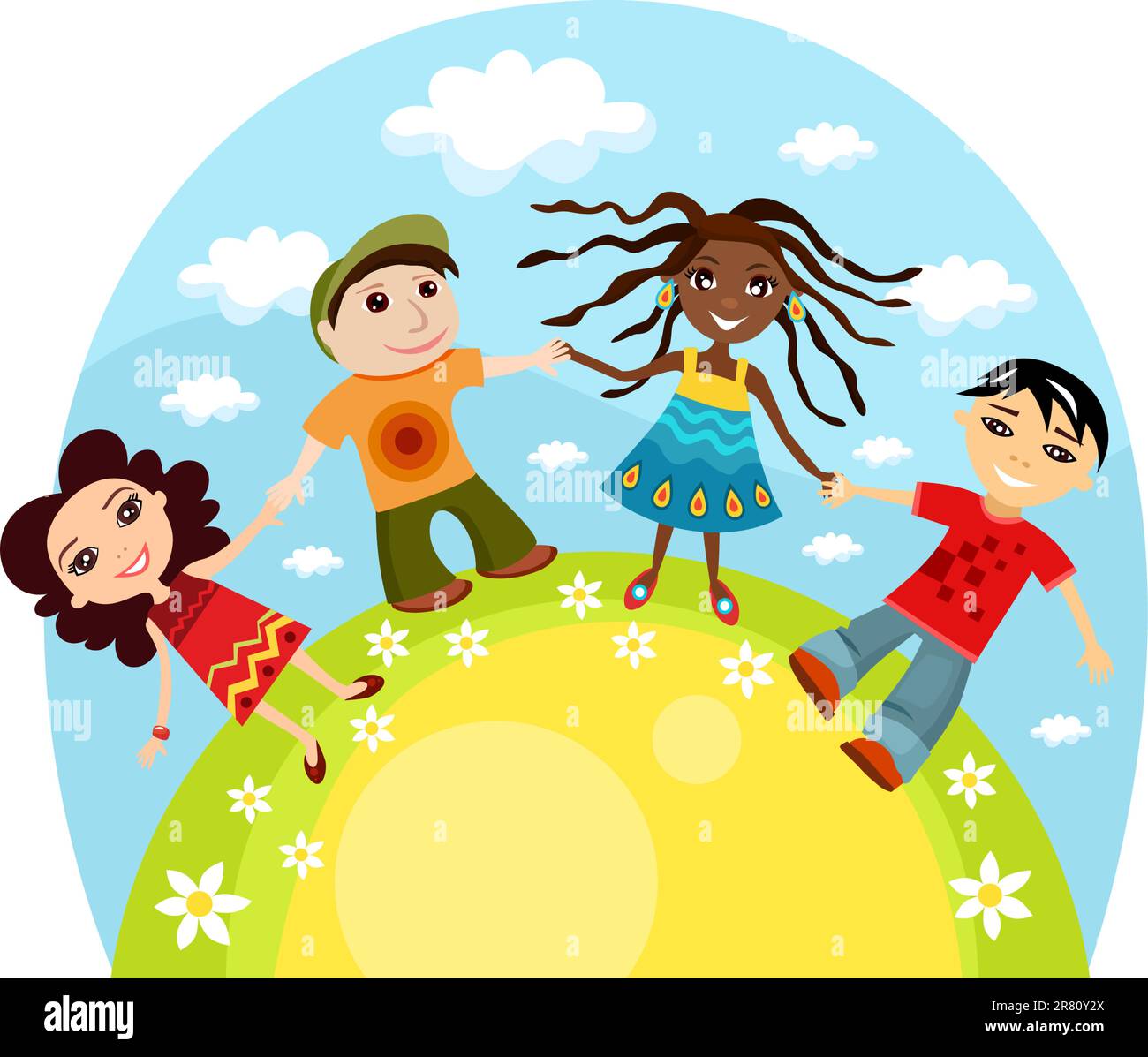vector illustration of children Stock Vector Image & Art - Alamy