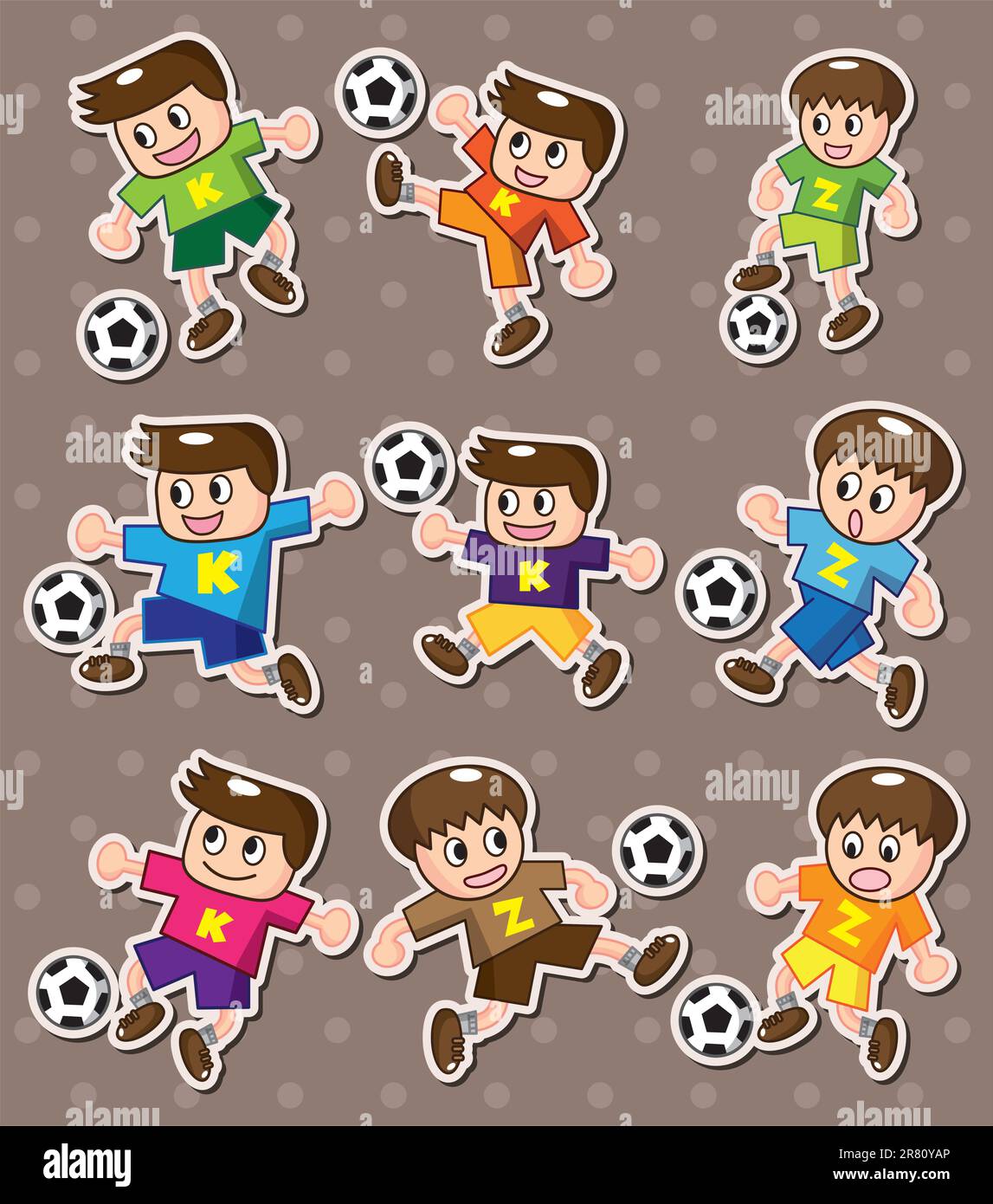 Boys stickers hi-res stock photography and images - Alamy