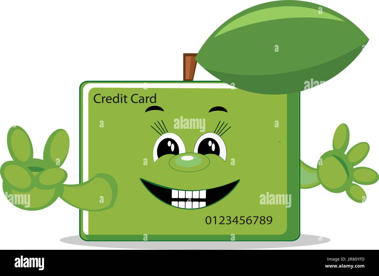 Friendly credit card, vector Stock Vector Image & Art - Alamy