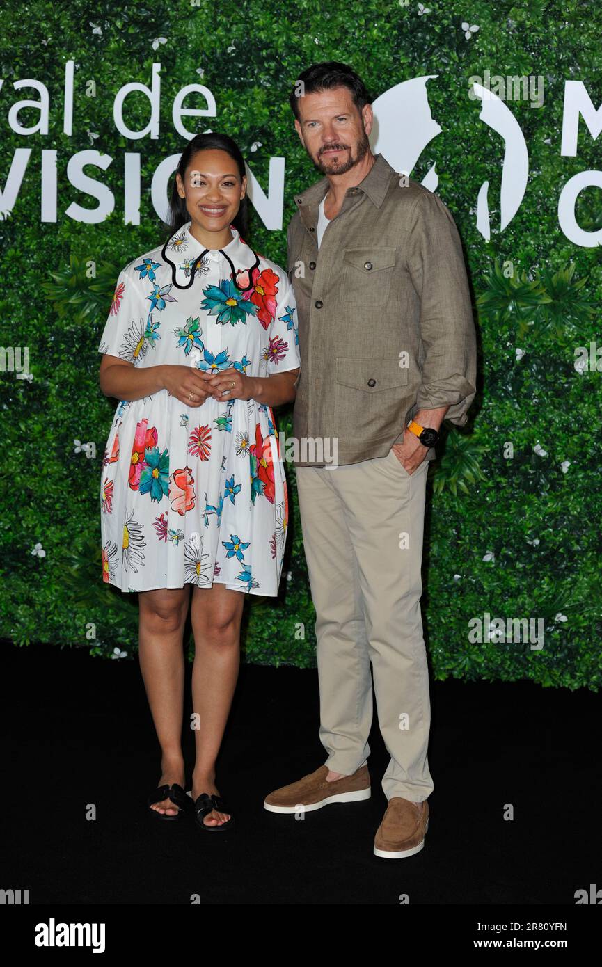MONTE-CARLO, MONACO - JUNE 18: Cynthia Addai-Robinson, and Lloyd Owen ...