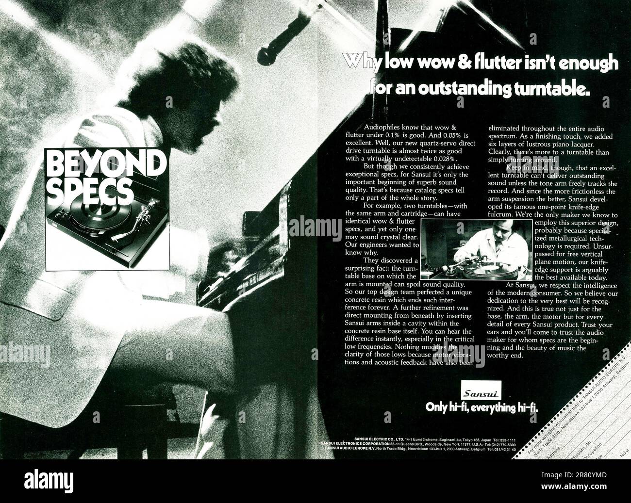 Turntable ad turntable hi-res stock photography and images - Alamy