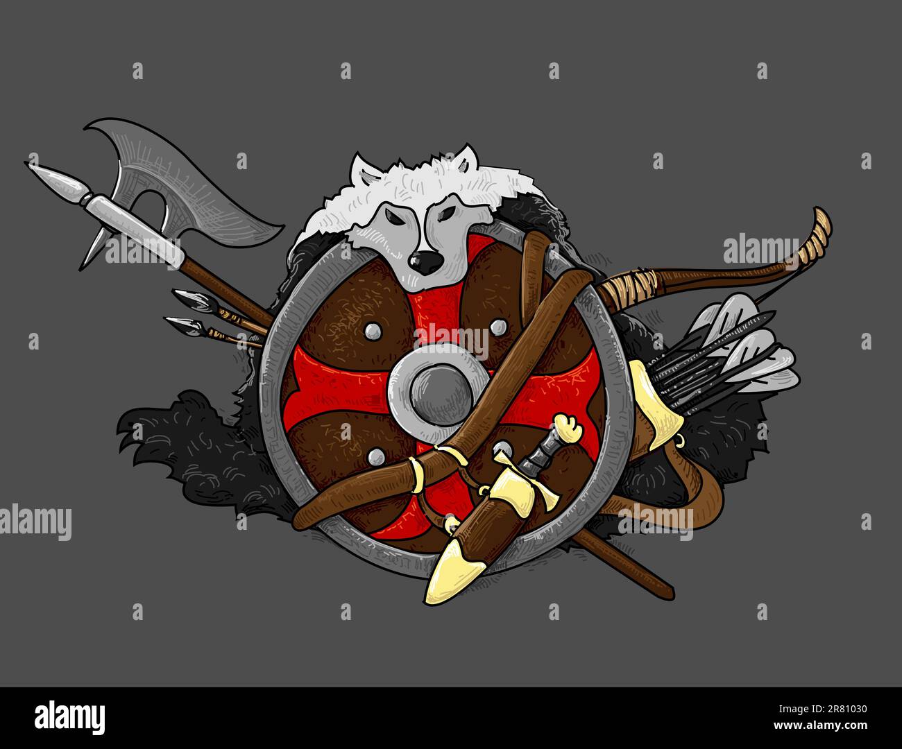 Shield drawing Stock Vector Images - Alamy