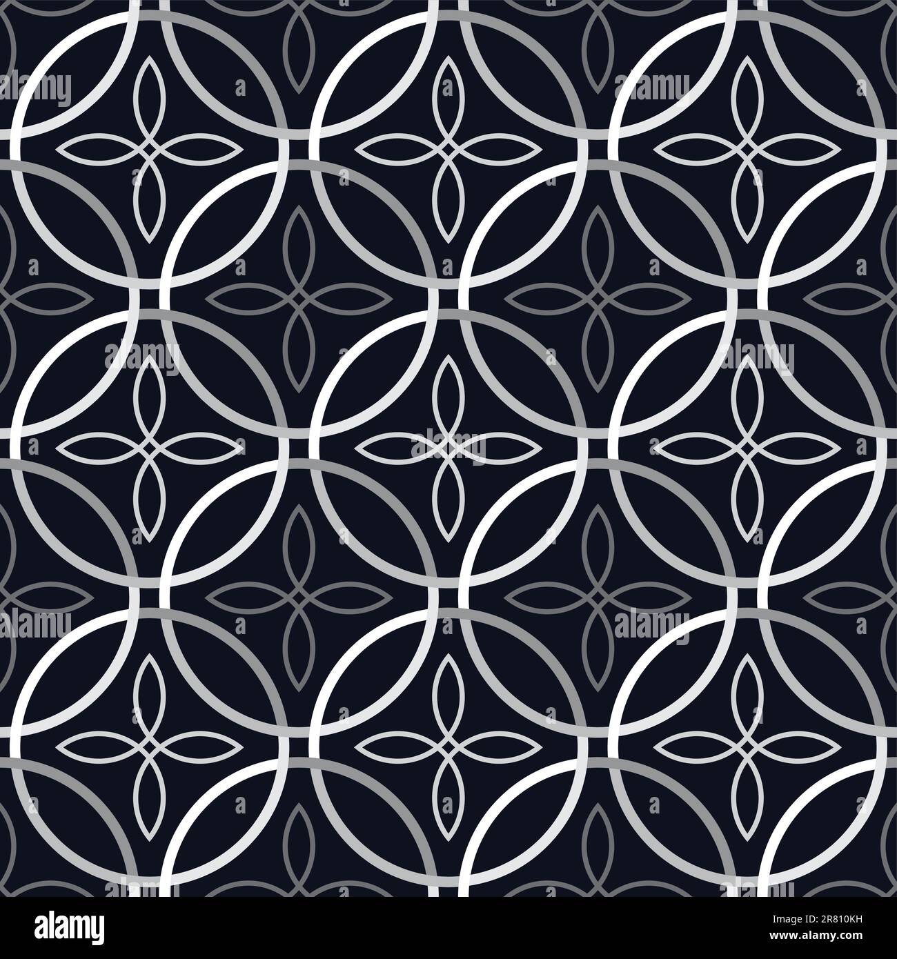 Vector illustration of seamless dark pattern Stock Vector Image & Art ...