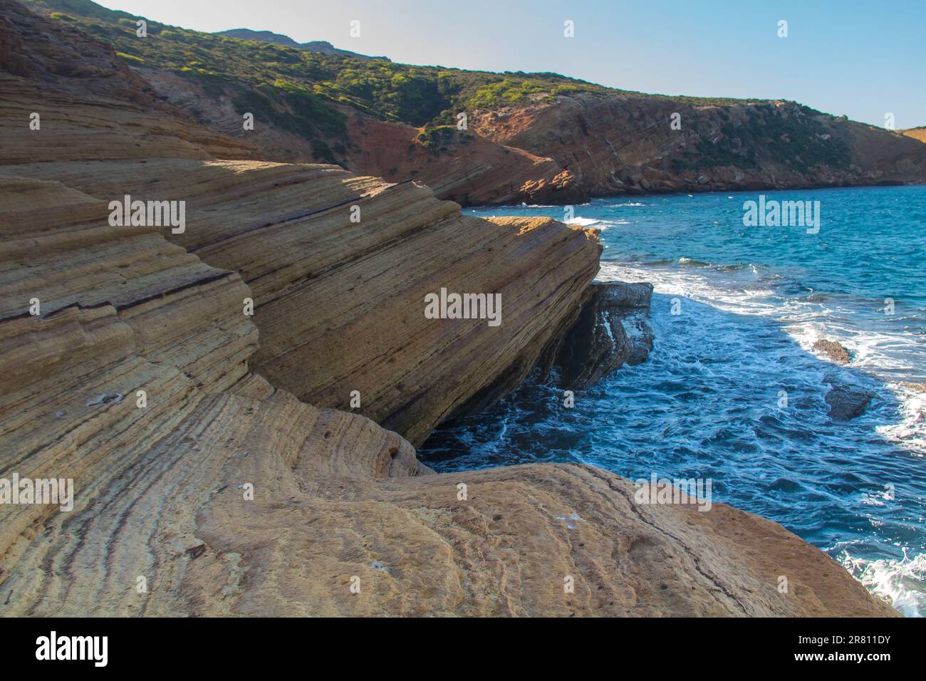 Mountain and Beach of Korbous, Cap Bon, Tunisia Stock Photo - Alamy