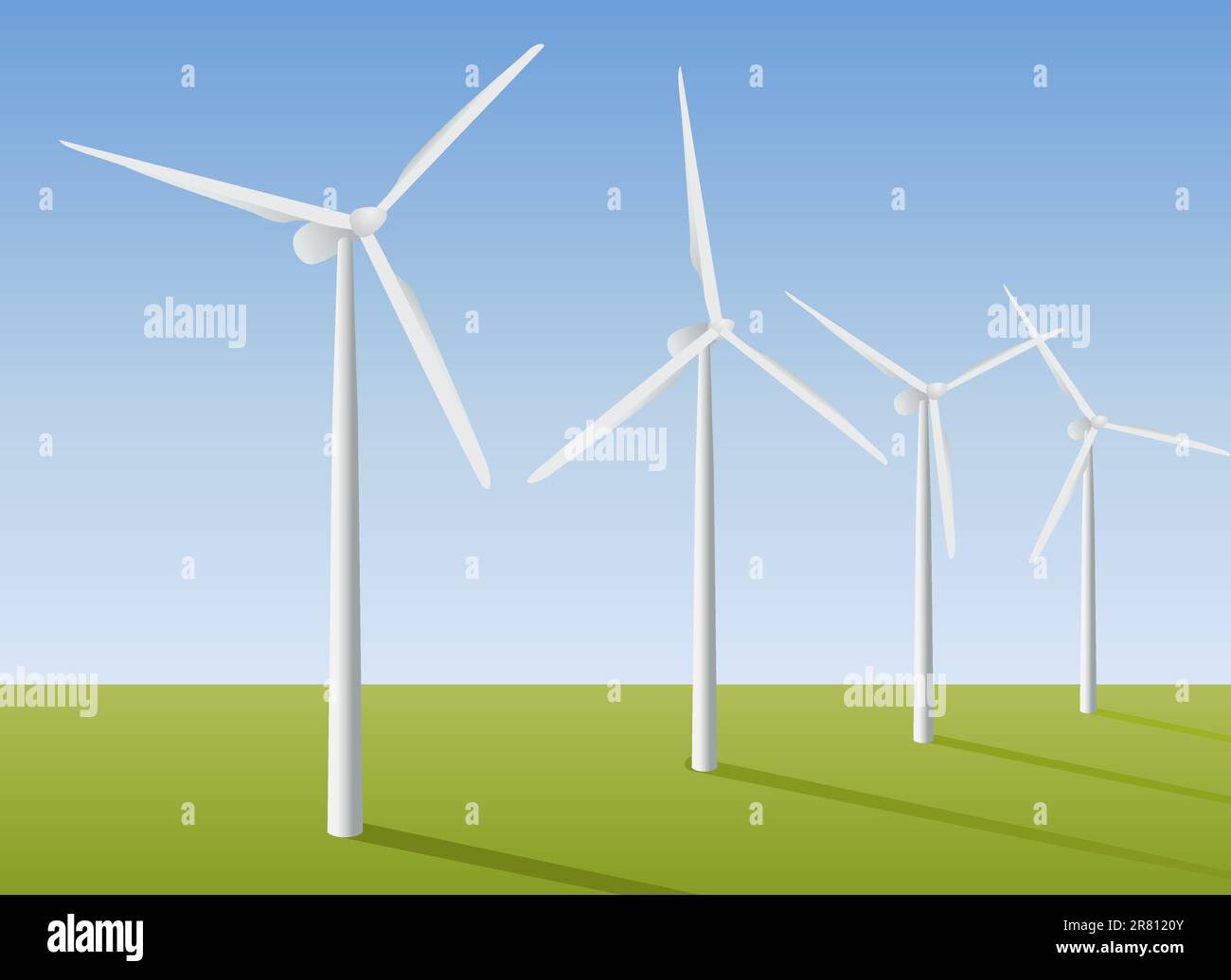 Invention wind mill Stock Vector Images - Alamy