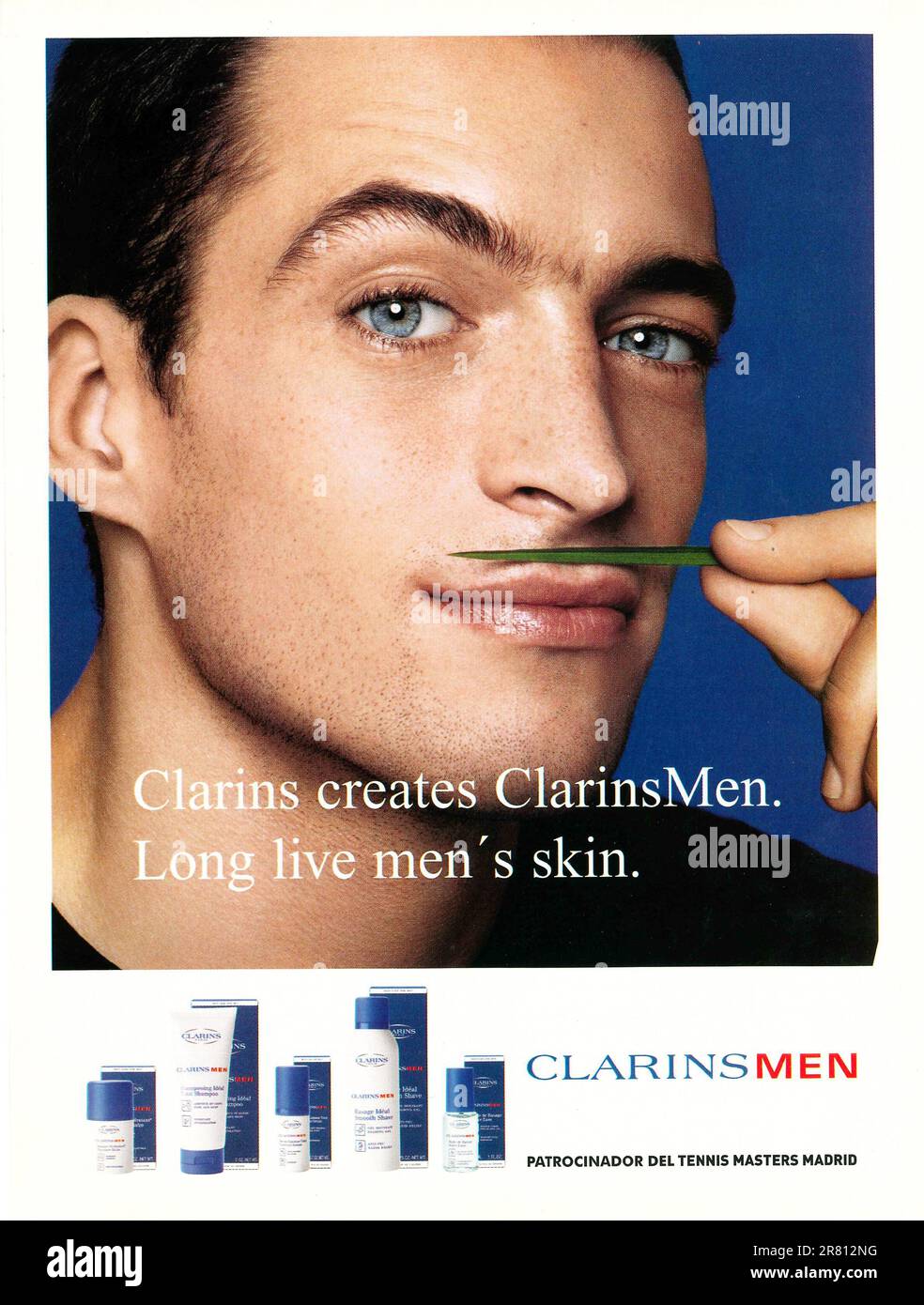 ClarinsMen Skincare advert in a magazine 2003. Long Live Men's Skin ...