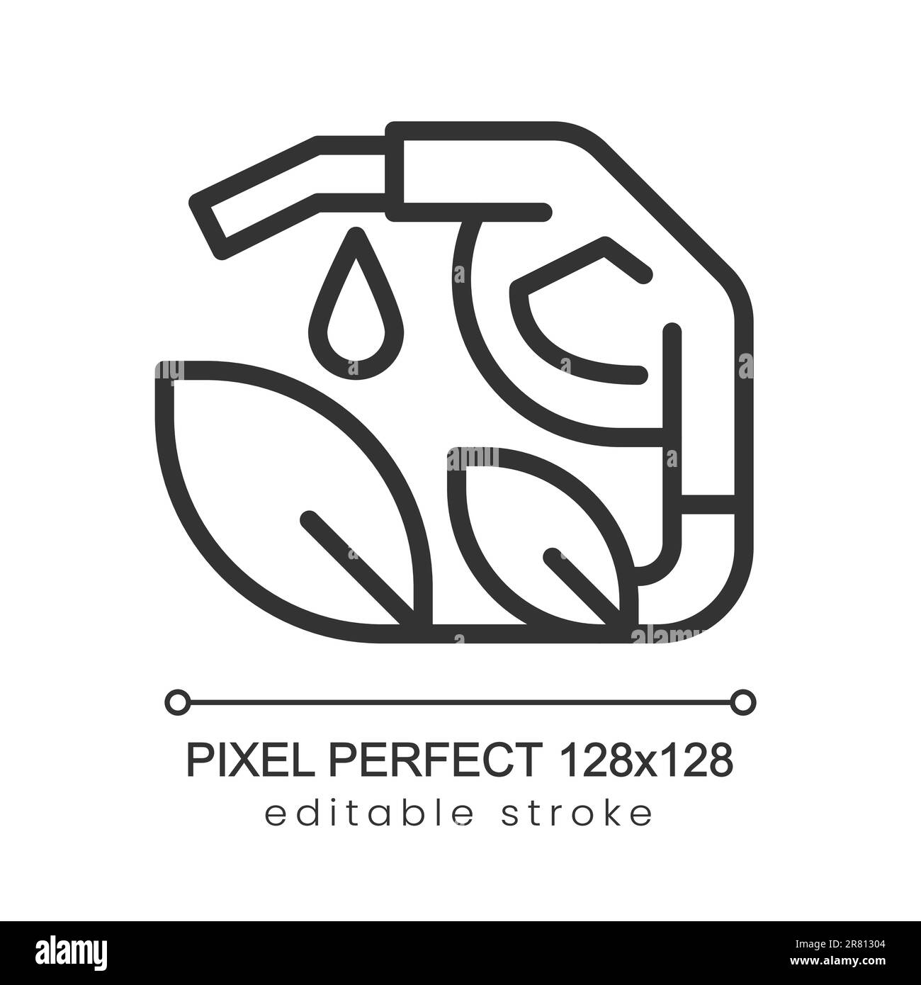 Electric energy pixel perfect linear icon Stock Vector Image & Art - Alamy