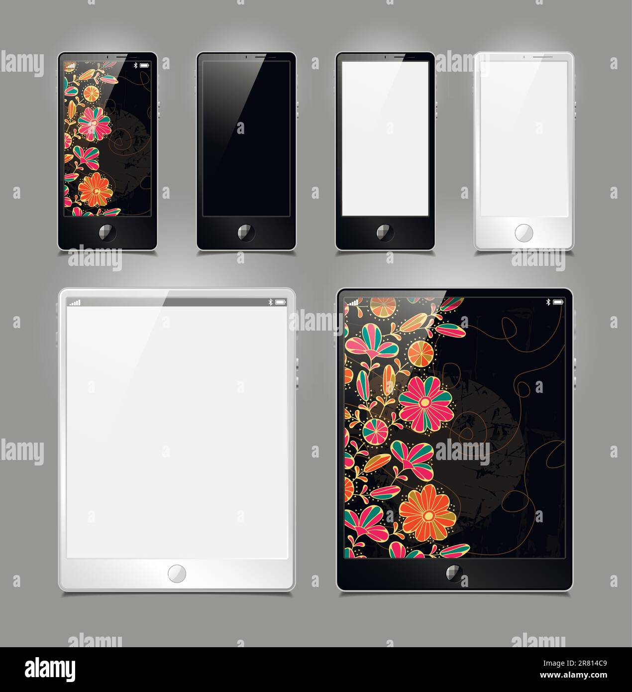 vector set, tablets and smartphones Stock Vector Image & Art - Alamy